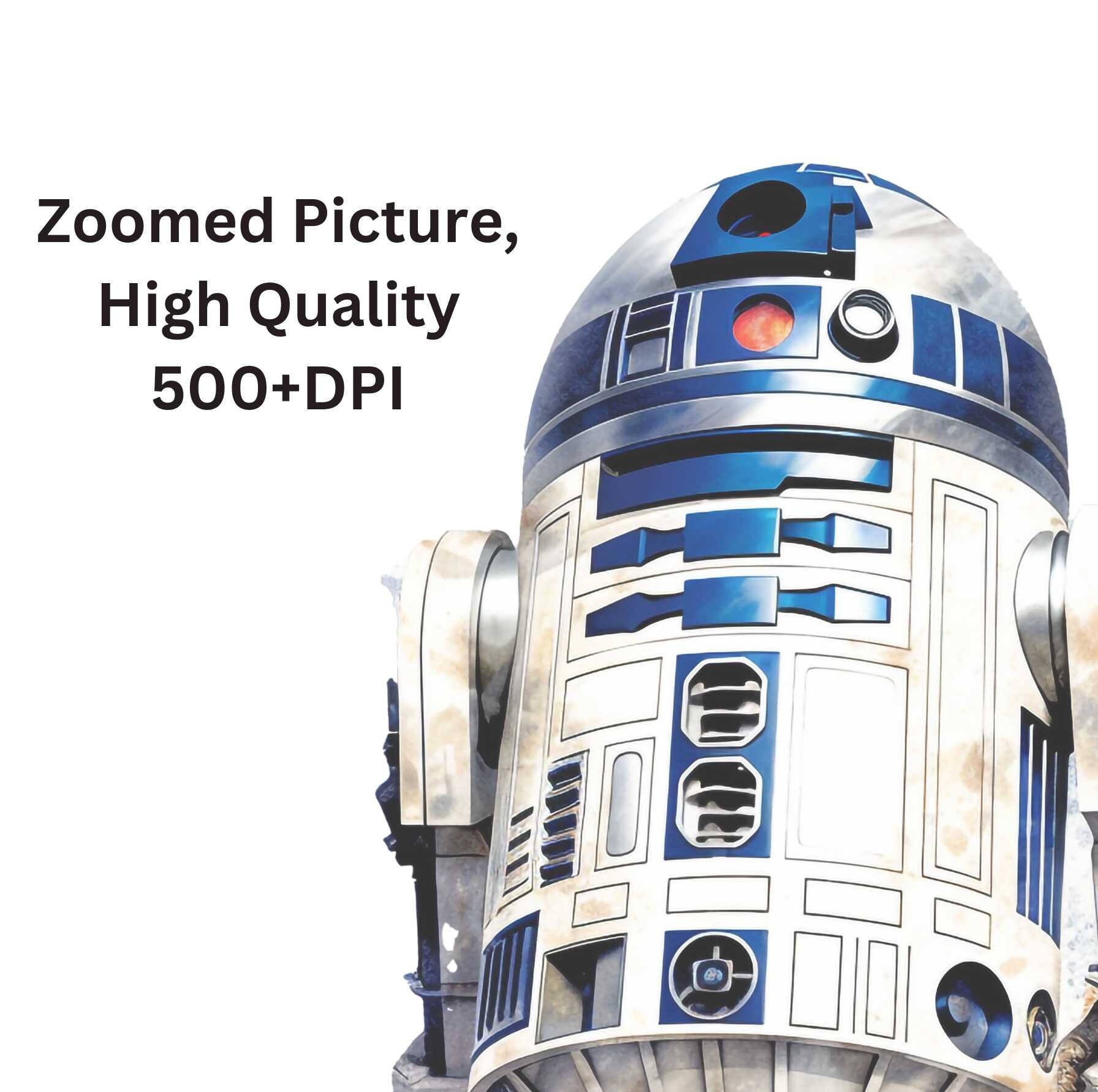 2 R2D2 Clipart, R2D2 Poster, R2D2 Print, R2D2 Instant Download, Star ...