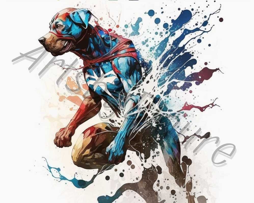 Avengers Dog Edition Clipart, Superhero Clipart, Spiderman Clipart ...
