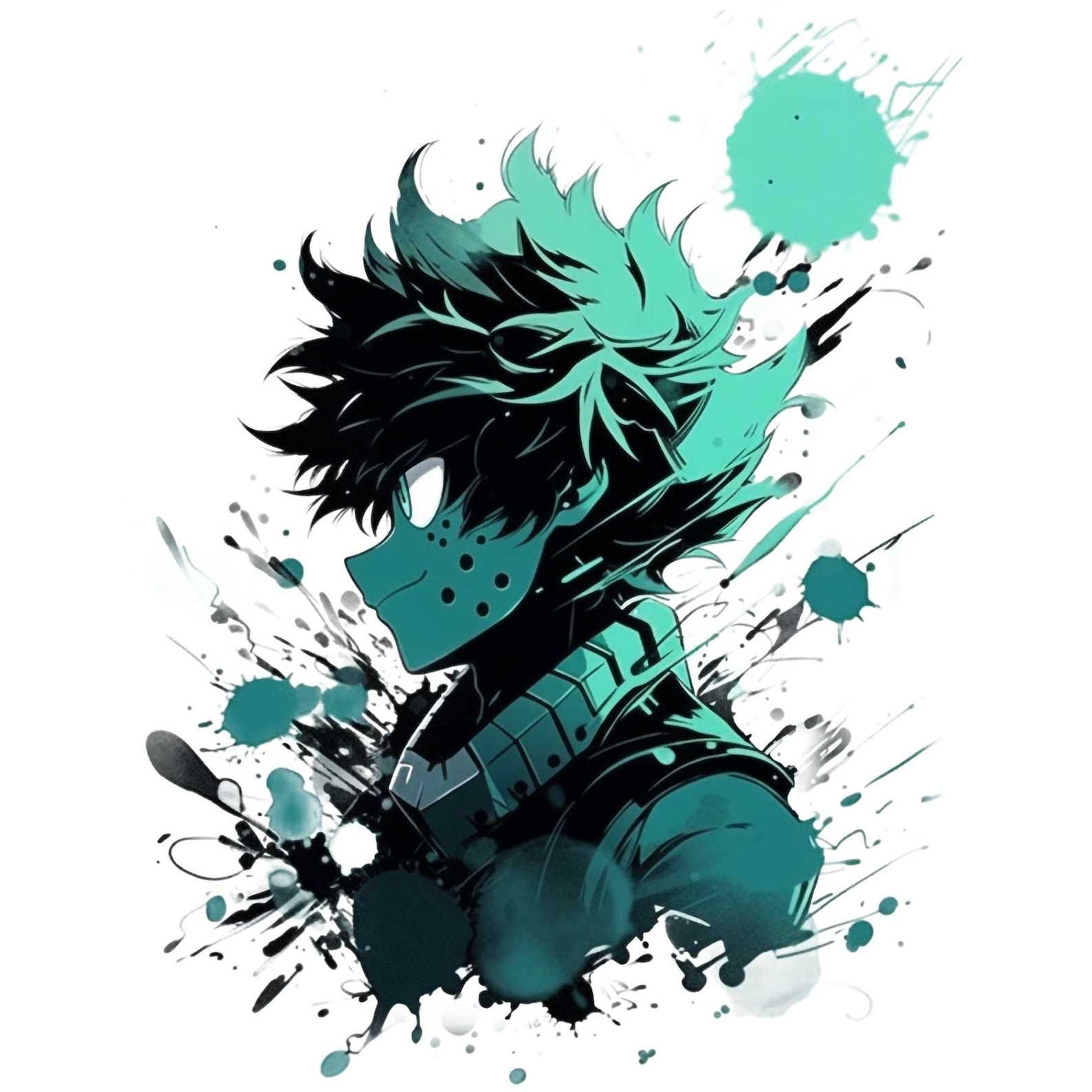 3 Deku Watercolor, Deku Clipart, Deku Poster, Deku PNG, My Hero ...
