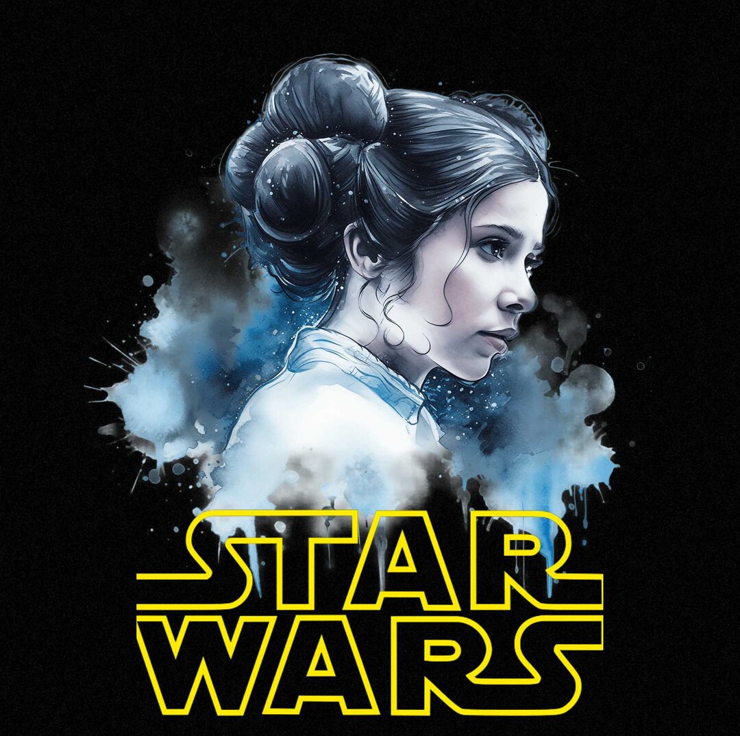 3 Princess Leia Clipart, Princess Leia Poster, Princess Leia Print ...