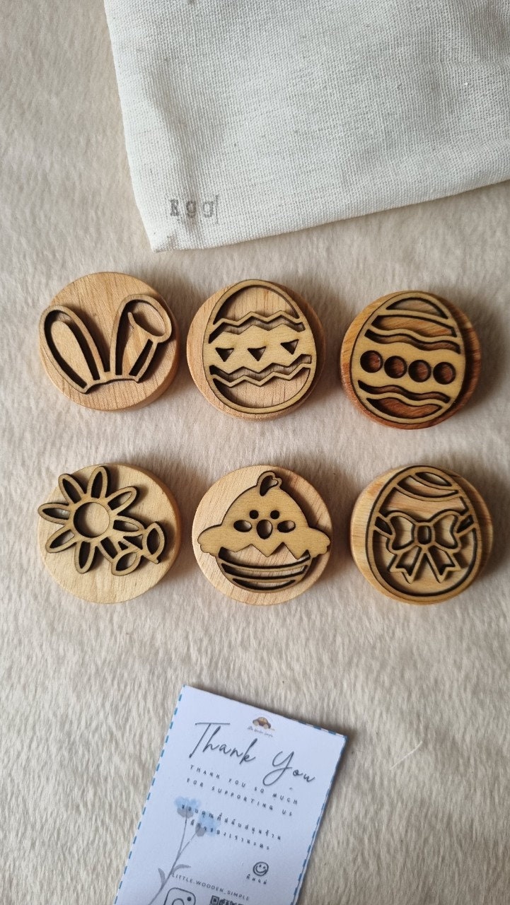 Wooden Stamper Play Dough Stamper by Little Wooden Simple - Etsy