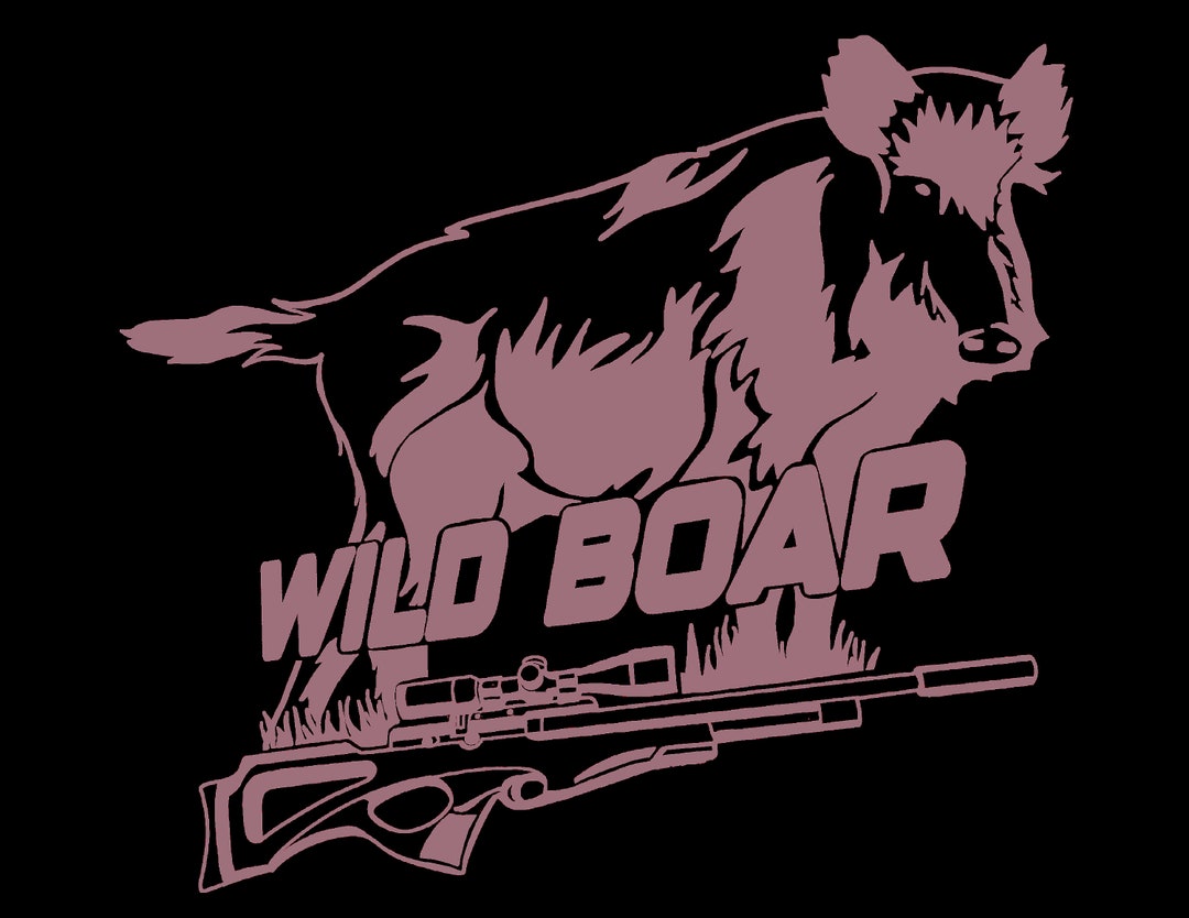 Boar Hunting Decal - Etsy