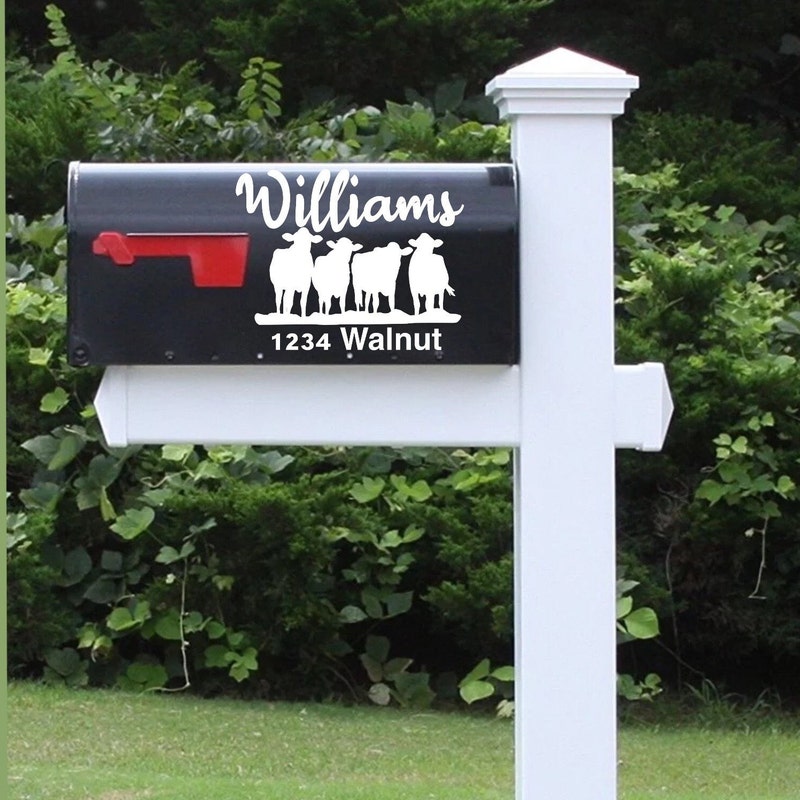 Mailbox Name and Number - Etsy