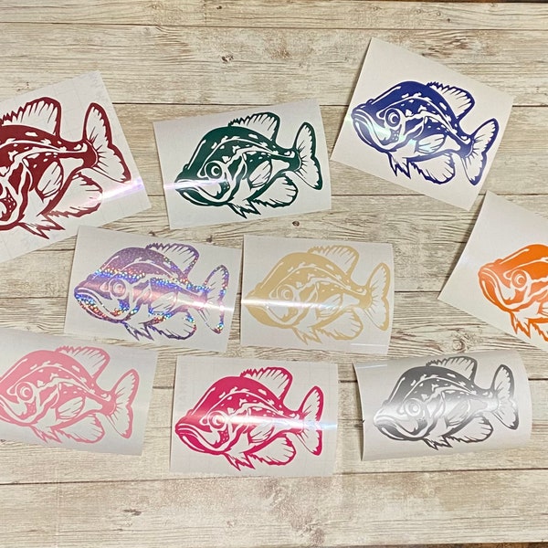 Crappie Decal - Etsy