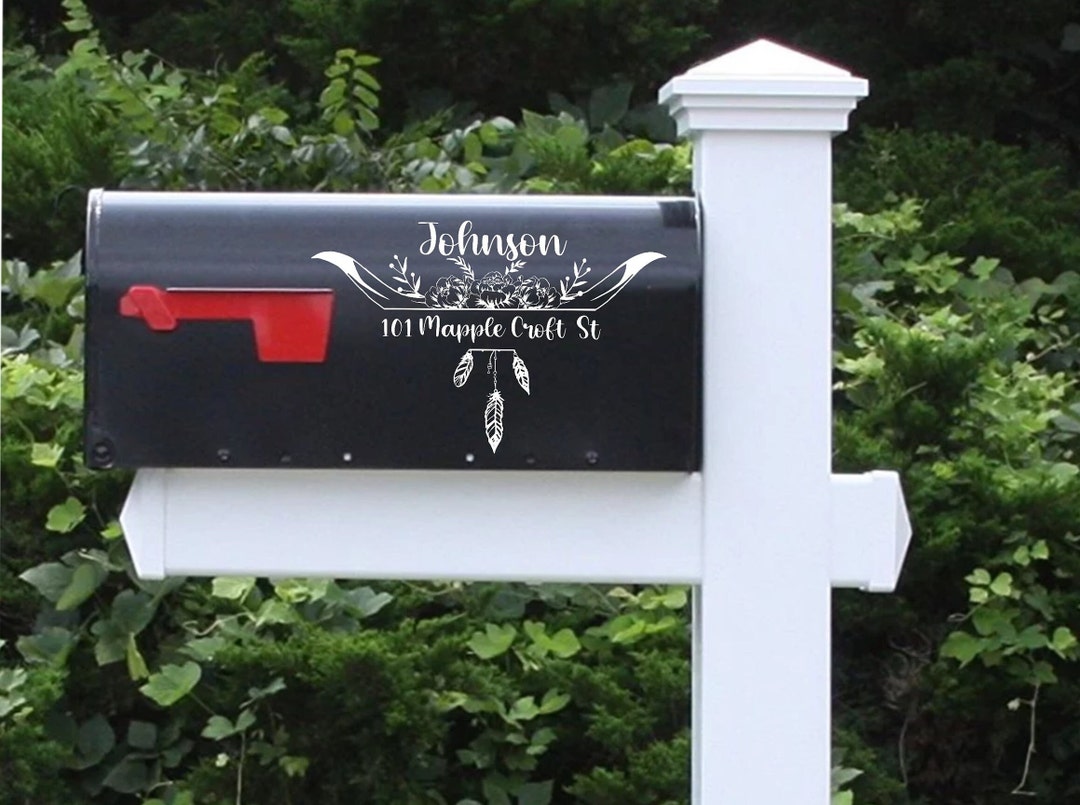 Western Mailbox Decal - Etsy