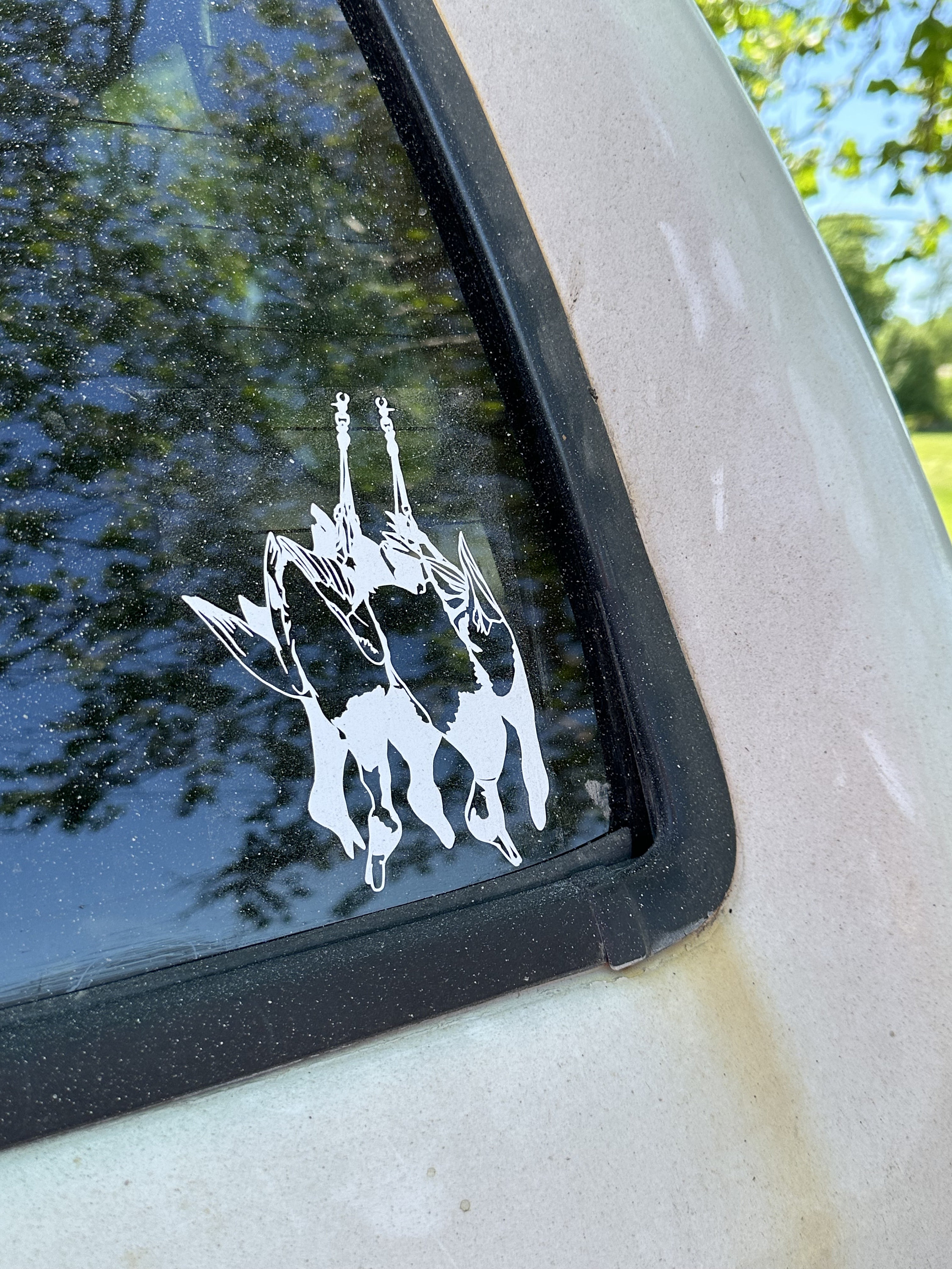 Hanging Duck Waterfowl Decal - Etsy