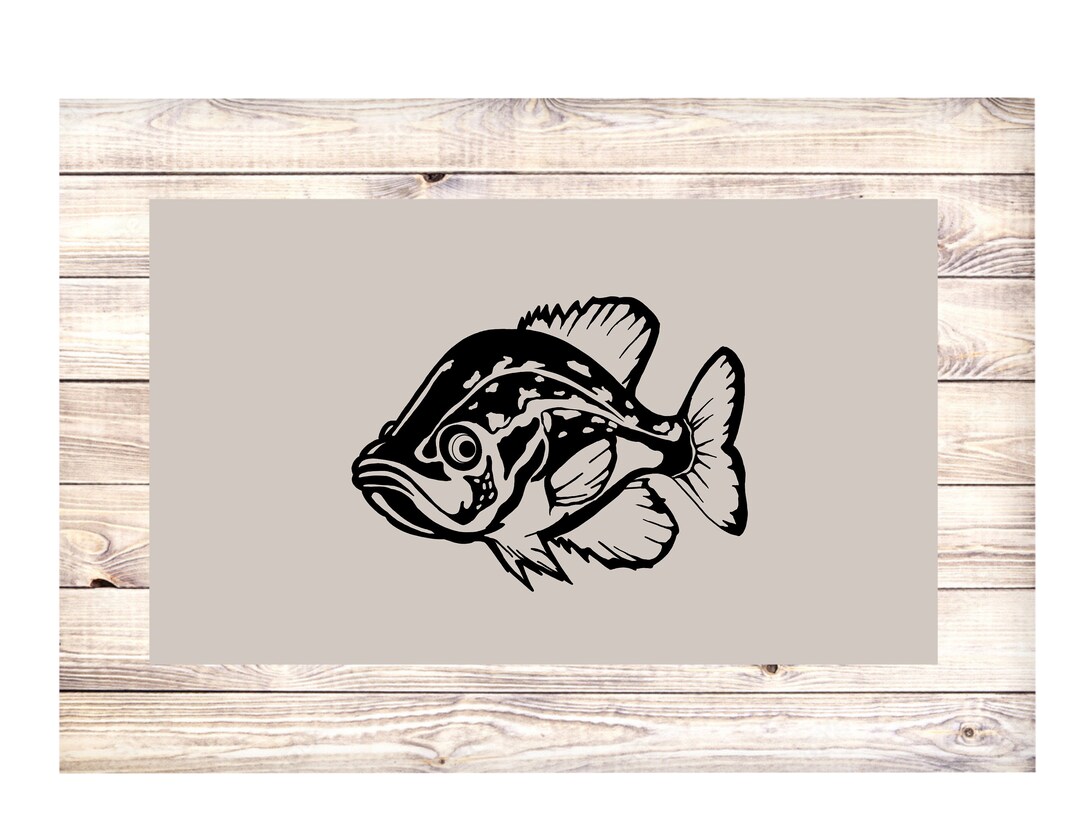 Crappie Fish Decal - Etsy