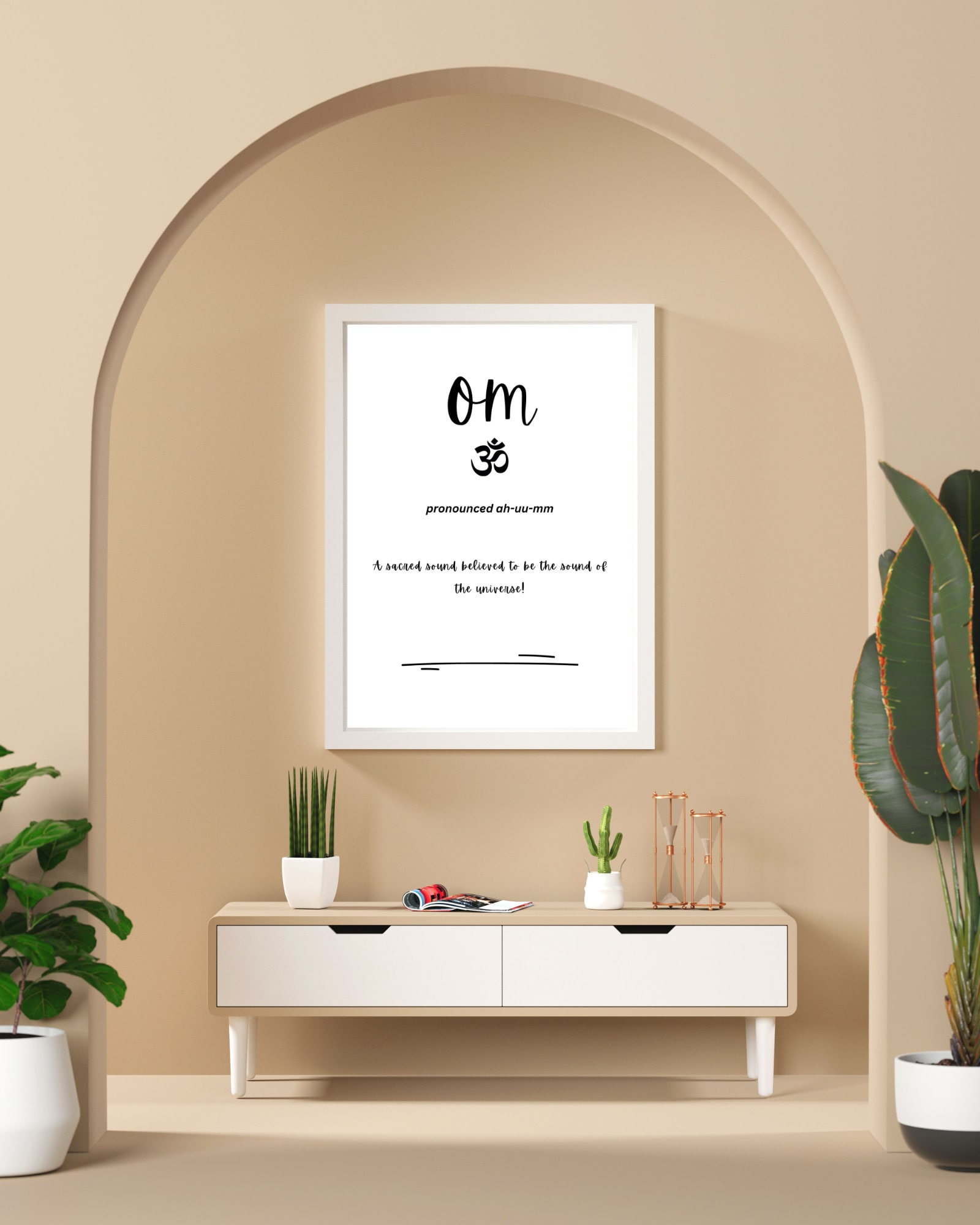 Om Definition Print Aum Symbol Poster Yoga Wall Art Zen - Etsy