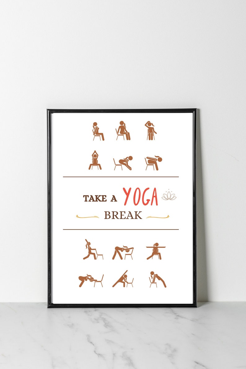 Chair Yoga Poses | Work Desk Stretches | Back, Shoulder Lower Body ...