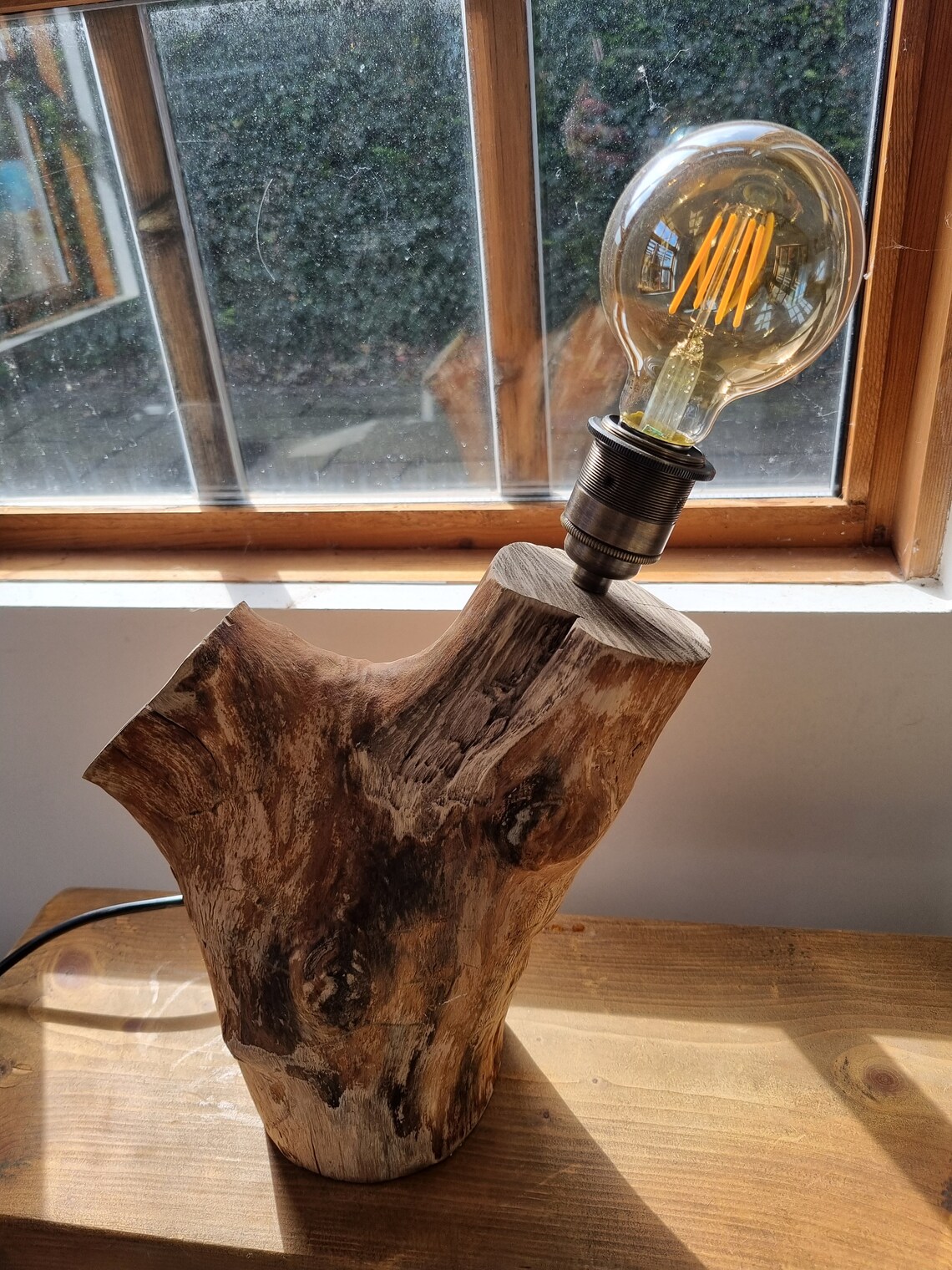 Log Lamp, Ash Wood Lamp - Etsy