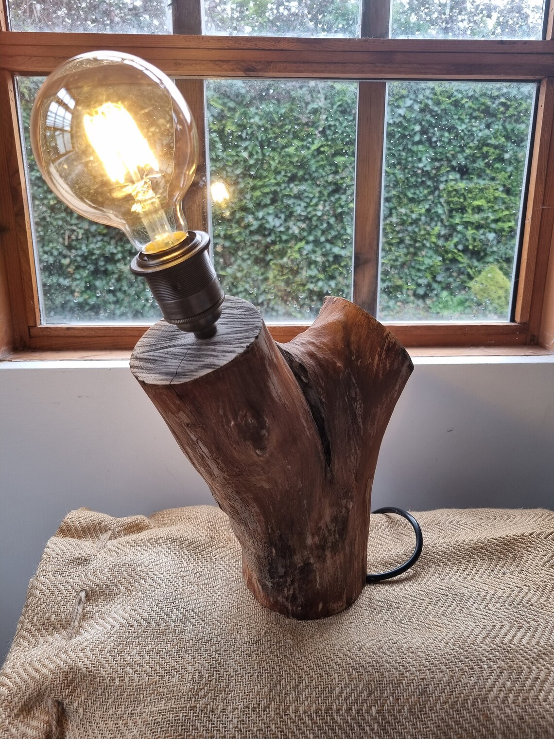 Log Lamp, Ash Wood Lamp - Etsy