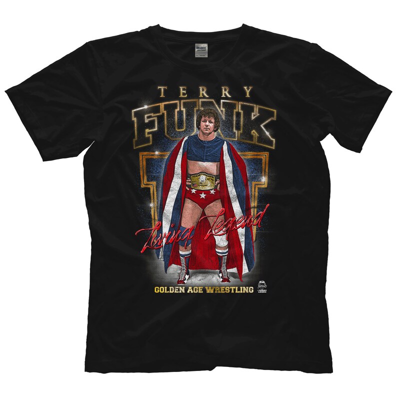 Terry Funk - Golden Age Living Legend T-shirt - Etsy