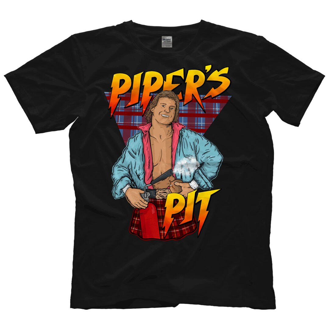 Rowdy Roddy Piper - Piper's Pit T-shirt - Etsy