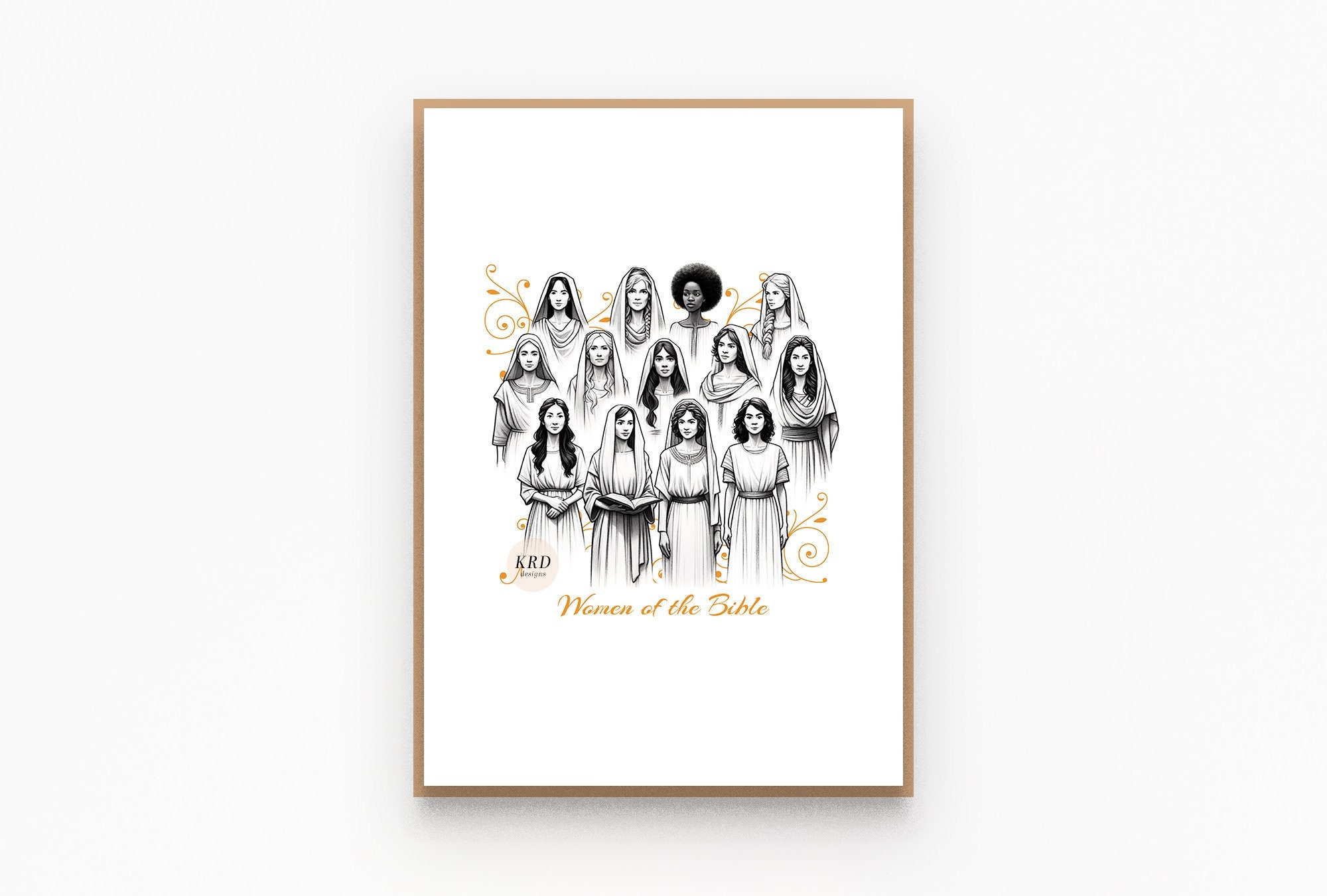 Christian Poster Aesthetic, Women of the Bible Poster Gift, Biblical ...