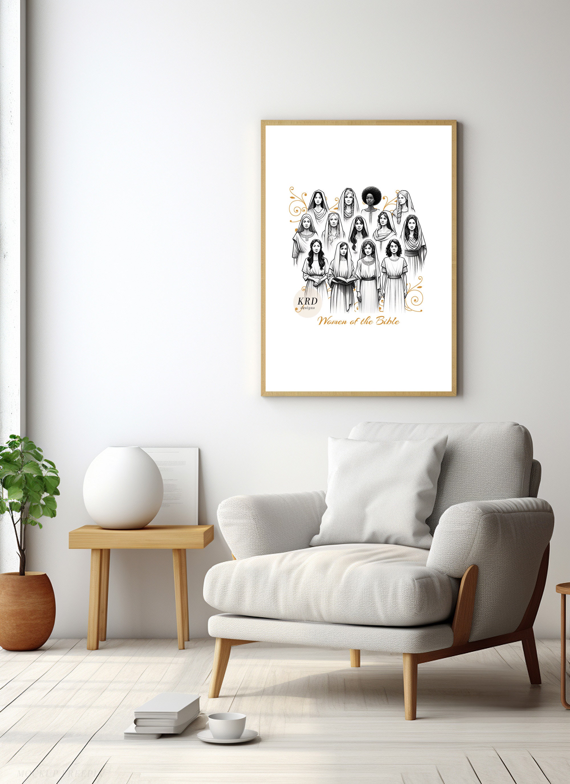 Christian Poster Aesthetic, Women of the Bible Poster Gift, Biblical ...