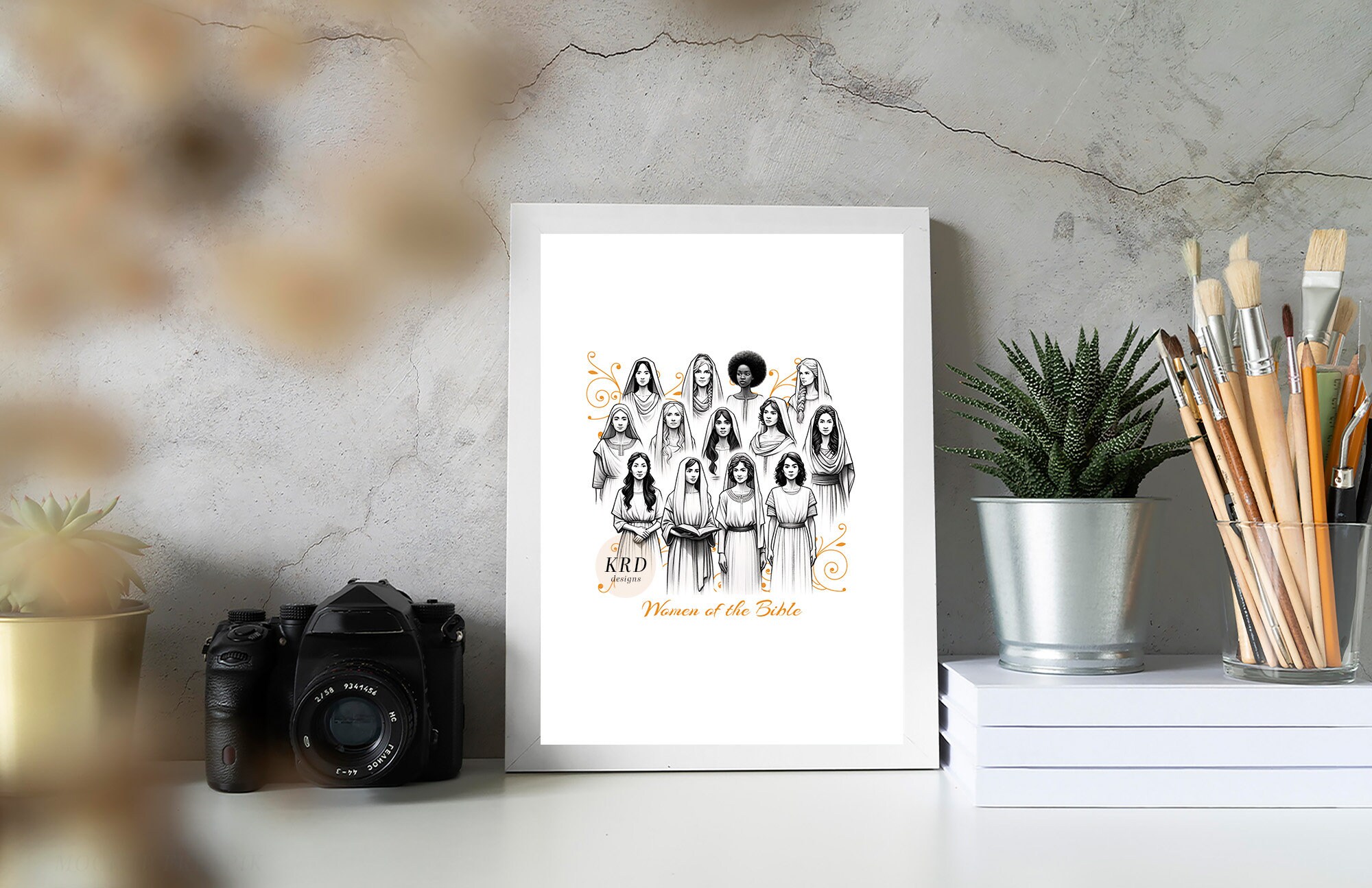 Christian Poster Aesthetic, Women of the Bible Poster Gift, Biblical ...