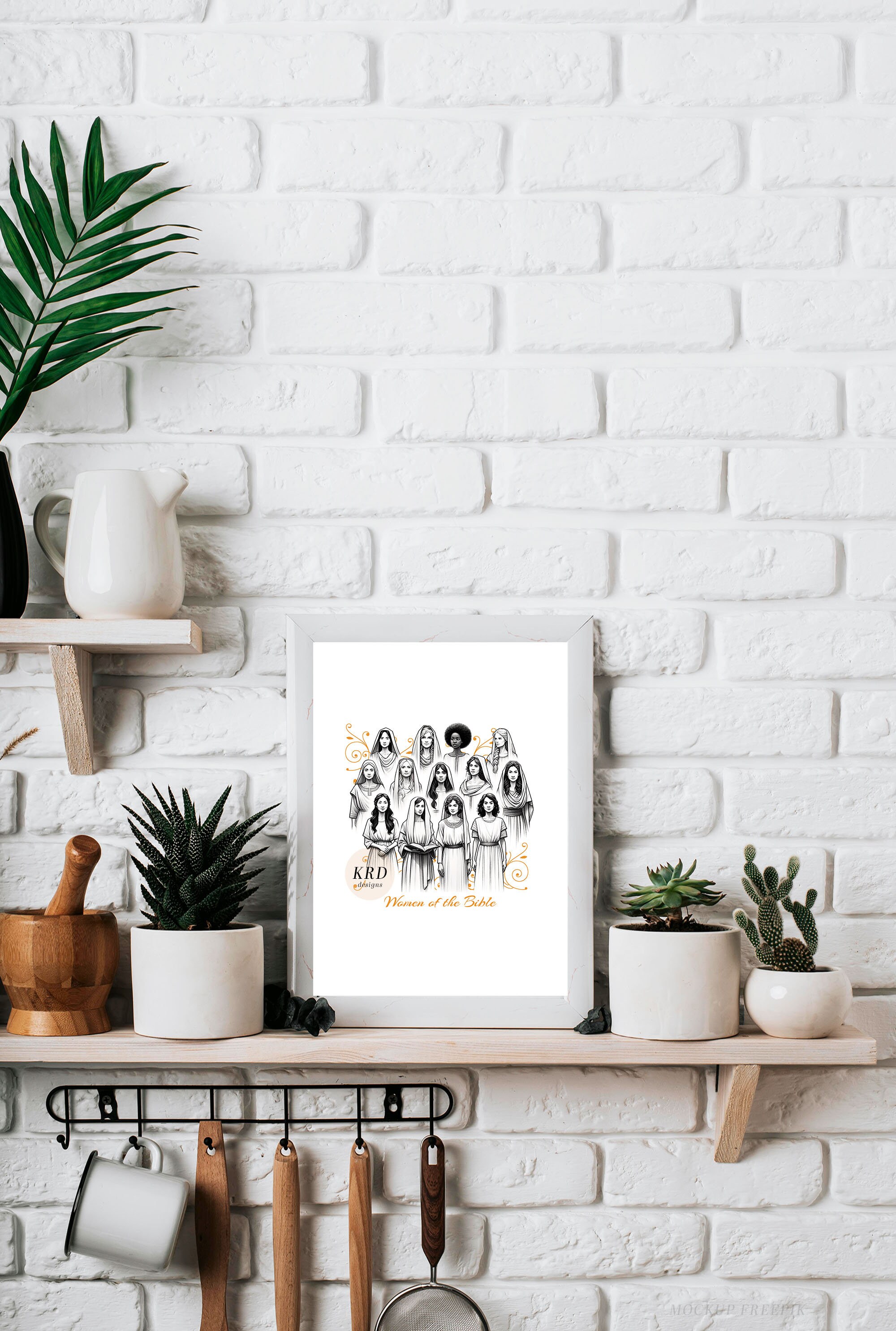 Christian Poster Aesthetic, Women of the Bible Poster Gift, Biblical ...