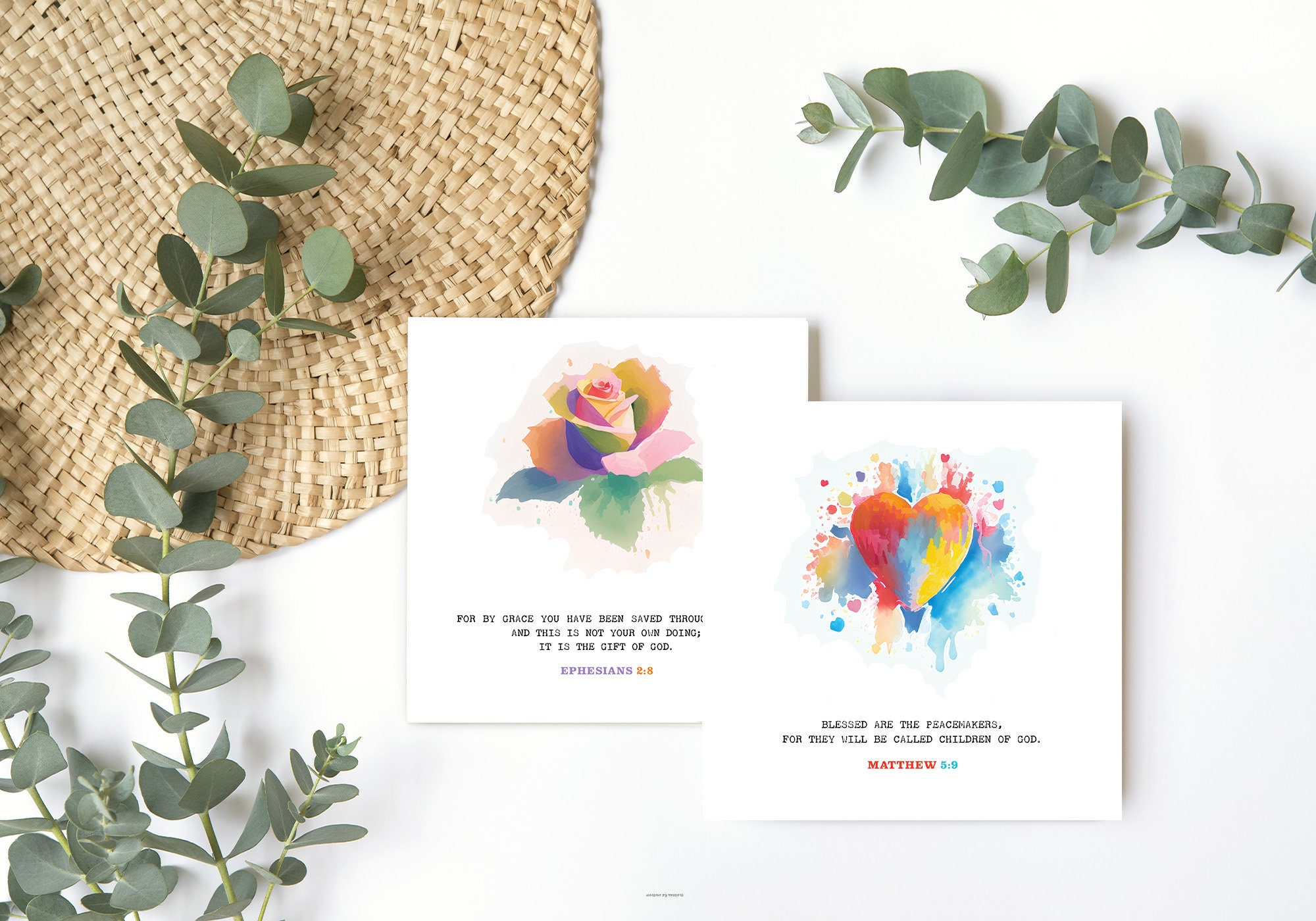 Bible Verse Cards Printable, Christian Cards Printable, Scripture Cards ...