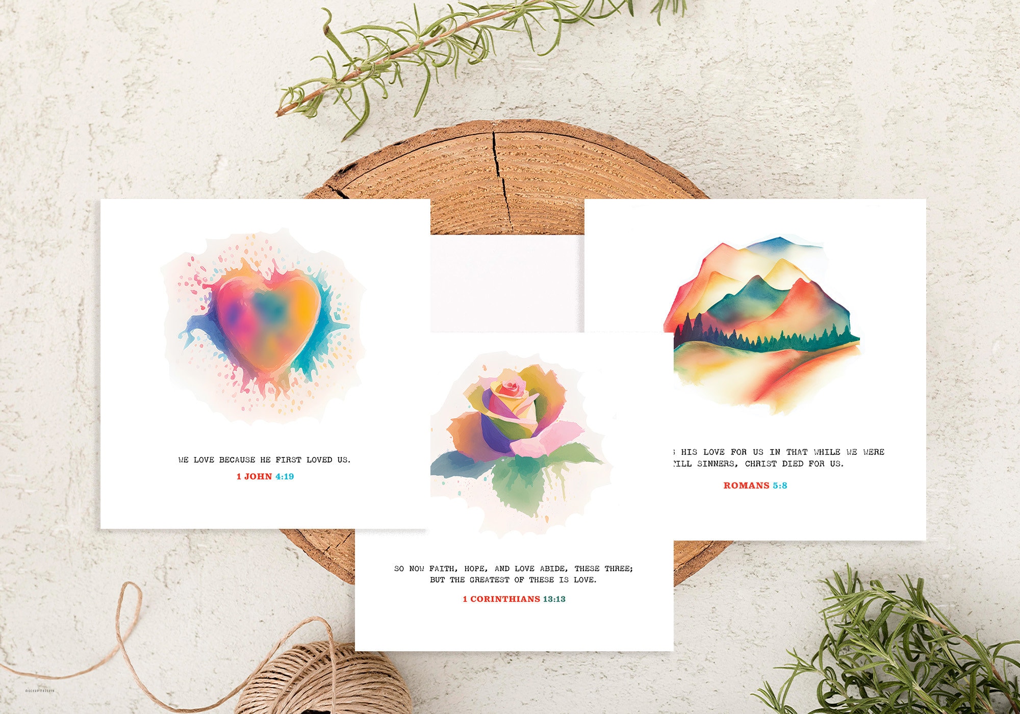 Bible Verse Cards Printable, Christian Cards Printable, Scripture Cards ...