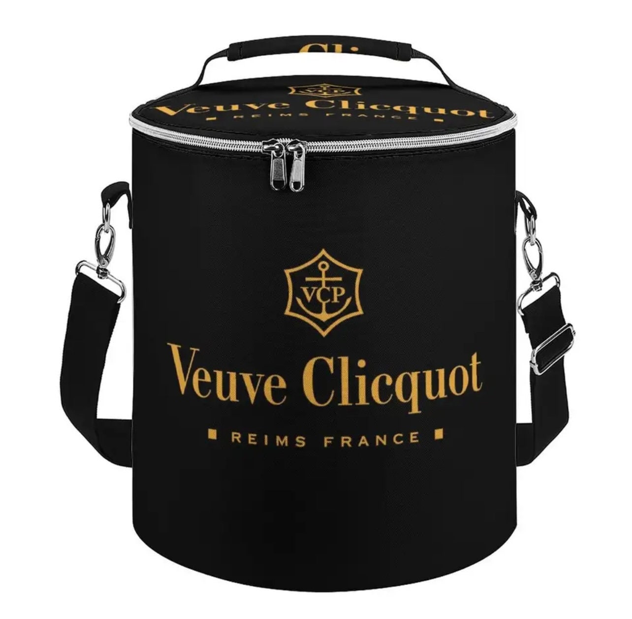 Champagne Insulated Camping Picnic Bag Veuve Cooler Bag Portable Veuve ...