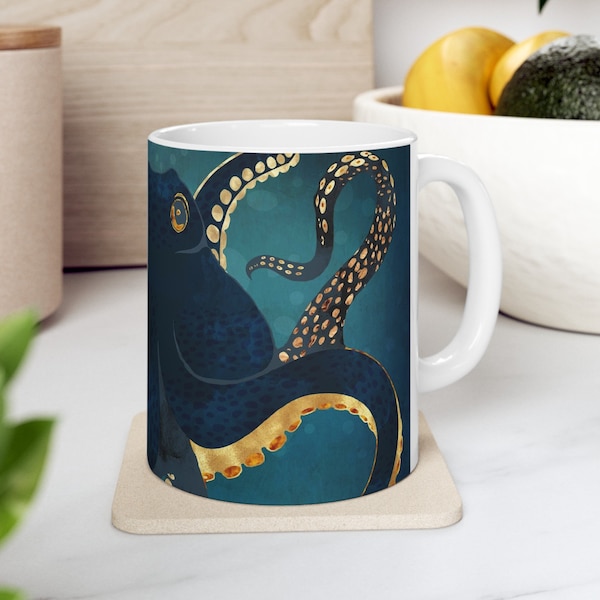 Octopus Mugs - Etsy