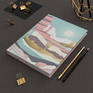 Cactus and Desert Mountains Journal - Artistic Pastel Hardcover ...