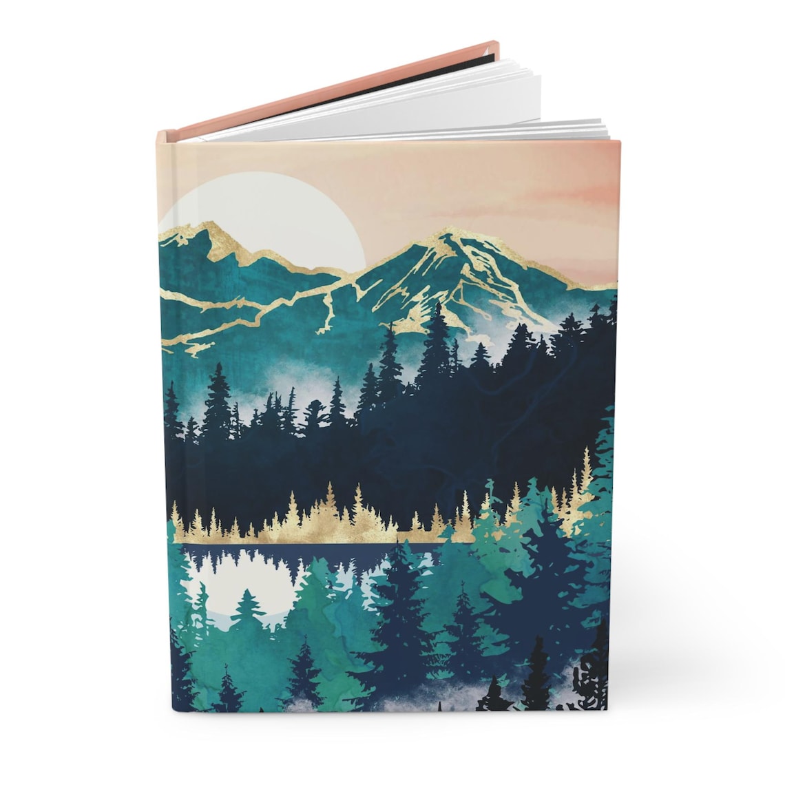 Wilderness Adventure Hardcover Journal - Scenic Mountain Notebook ...