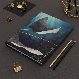 Underwater Ocean Adventure Notebook - Manta Ray Journal Cover ...
