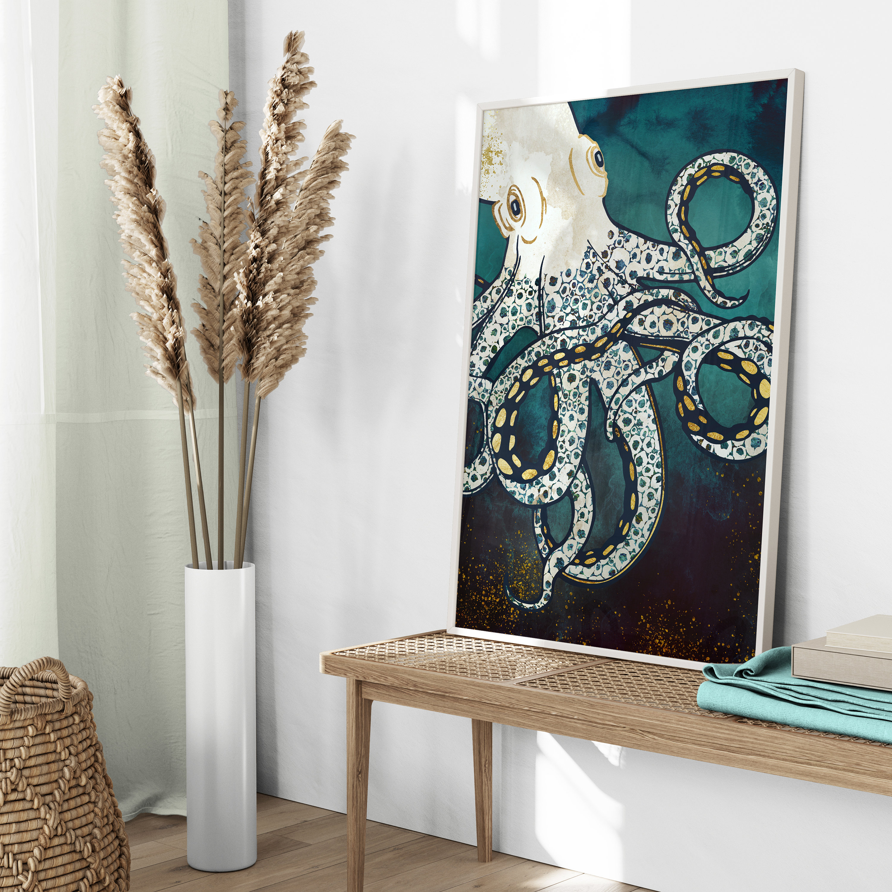 Octopus Poster Print underwater Dream Vii by - Etsy