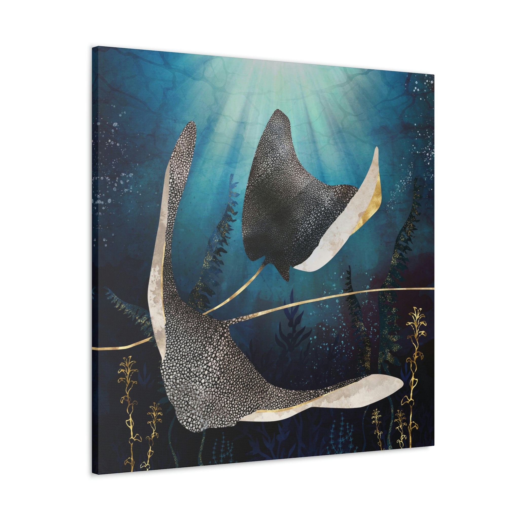 Metallic Stingray by Spacefrog Designs, Abstract Stingray, Abstract ...
