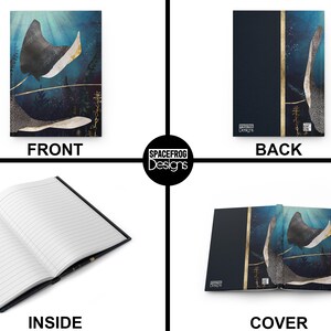 Underwater Ocean Adventure Notebook - Manta Ray Journal Cover ...