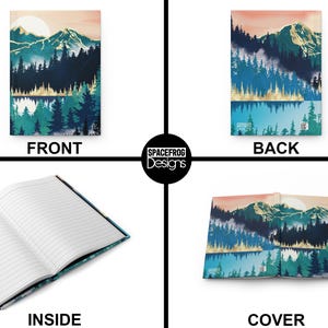 Wilderness Adventure Hardcover Journal - Scenic Mountain Notebook ...
