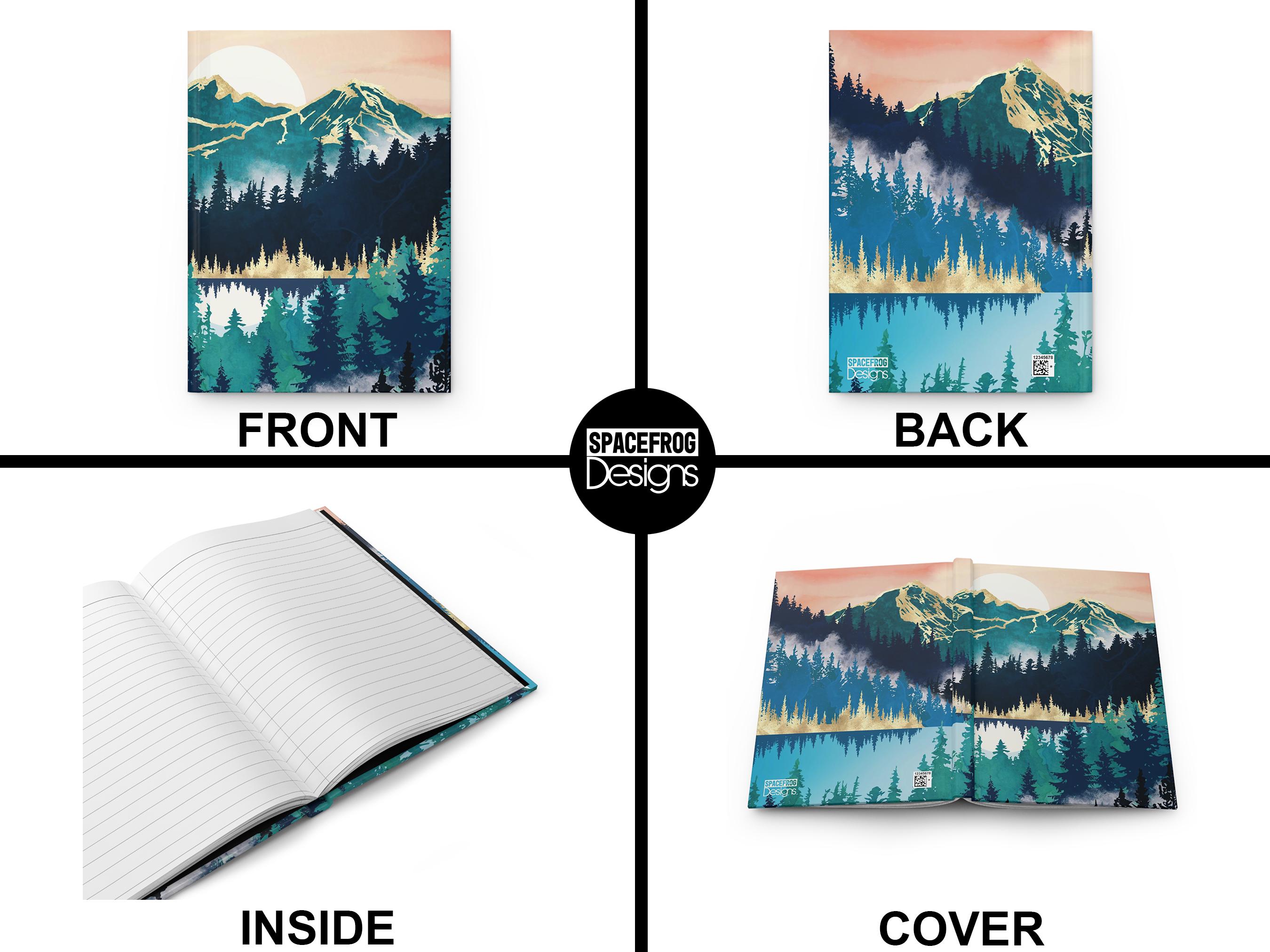 Wilderness Adventure Hardcover Journal - Scenic Mountain Notebook ...