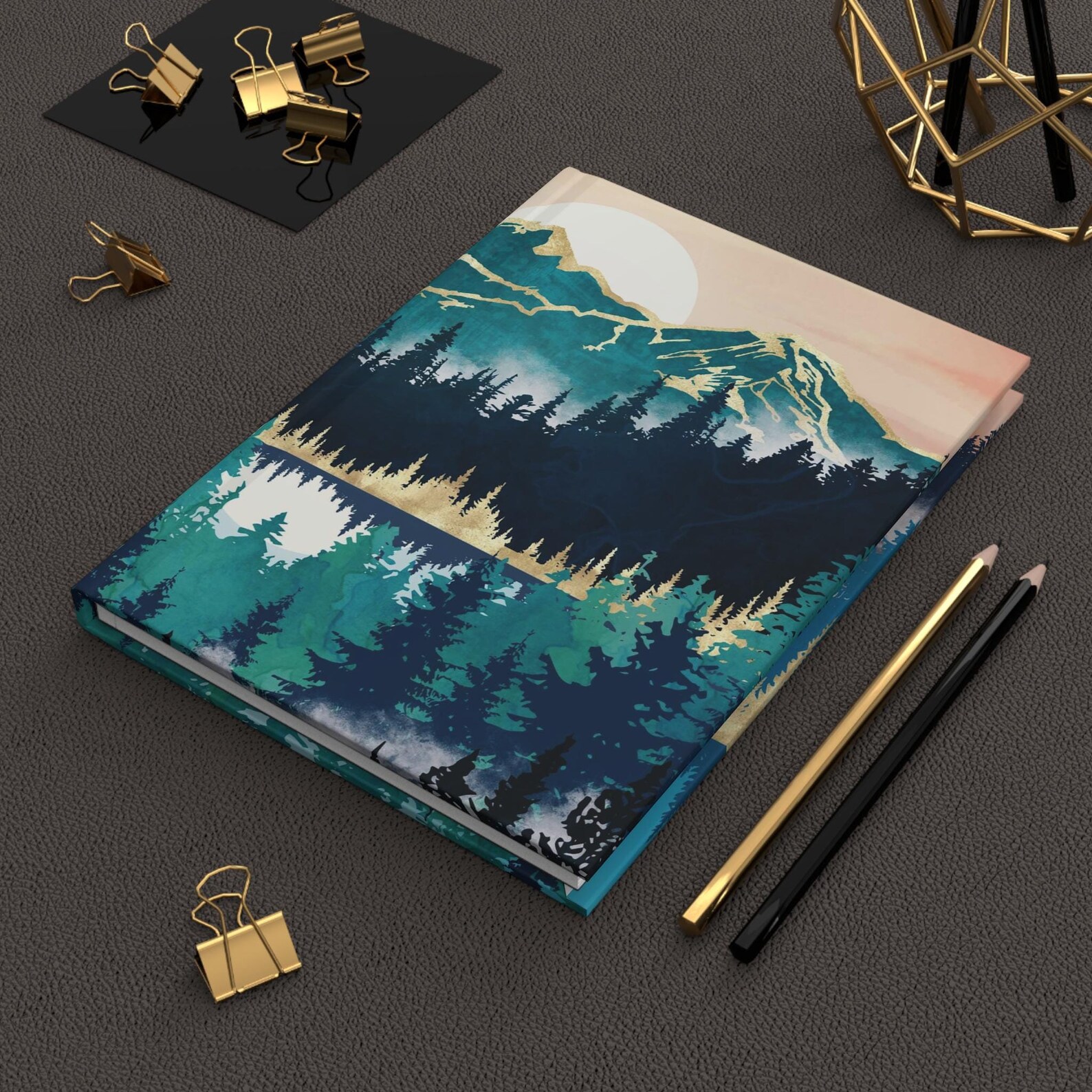 Wilderness Adventure Hardcover Journal - Scenic Mountain Notebook ...