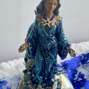 Yemaya Statue Altar Set| Orisha Yemaya Statue Altar Set| Altart Para ...