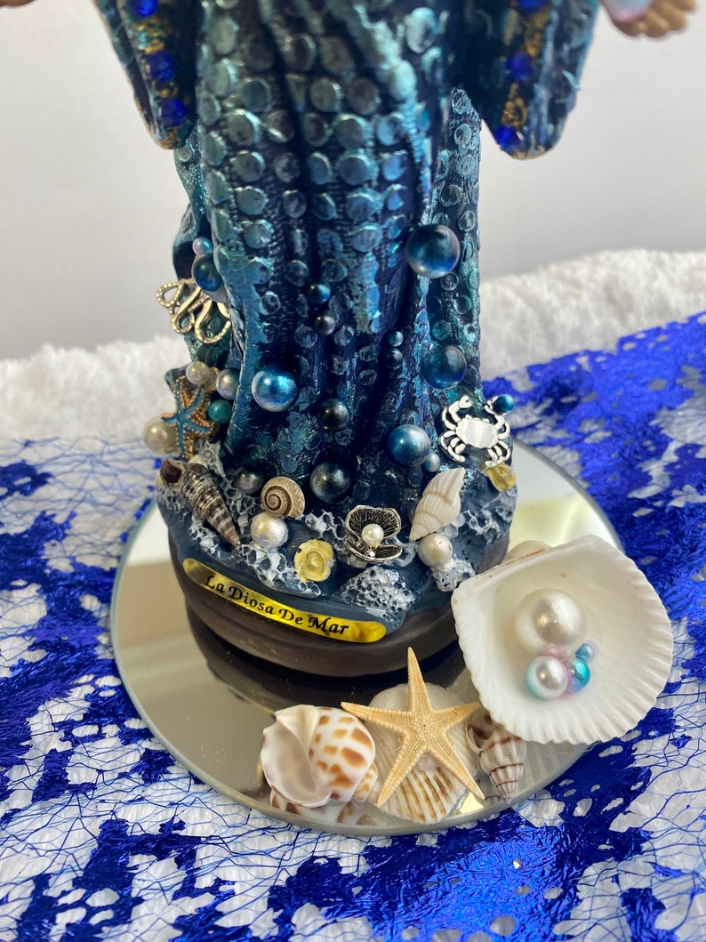 Yemaya Statue Altar Set| Orisha Yemaya Statue Altar Set| Altart Para ...