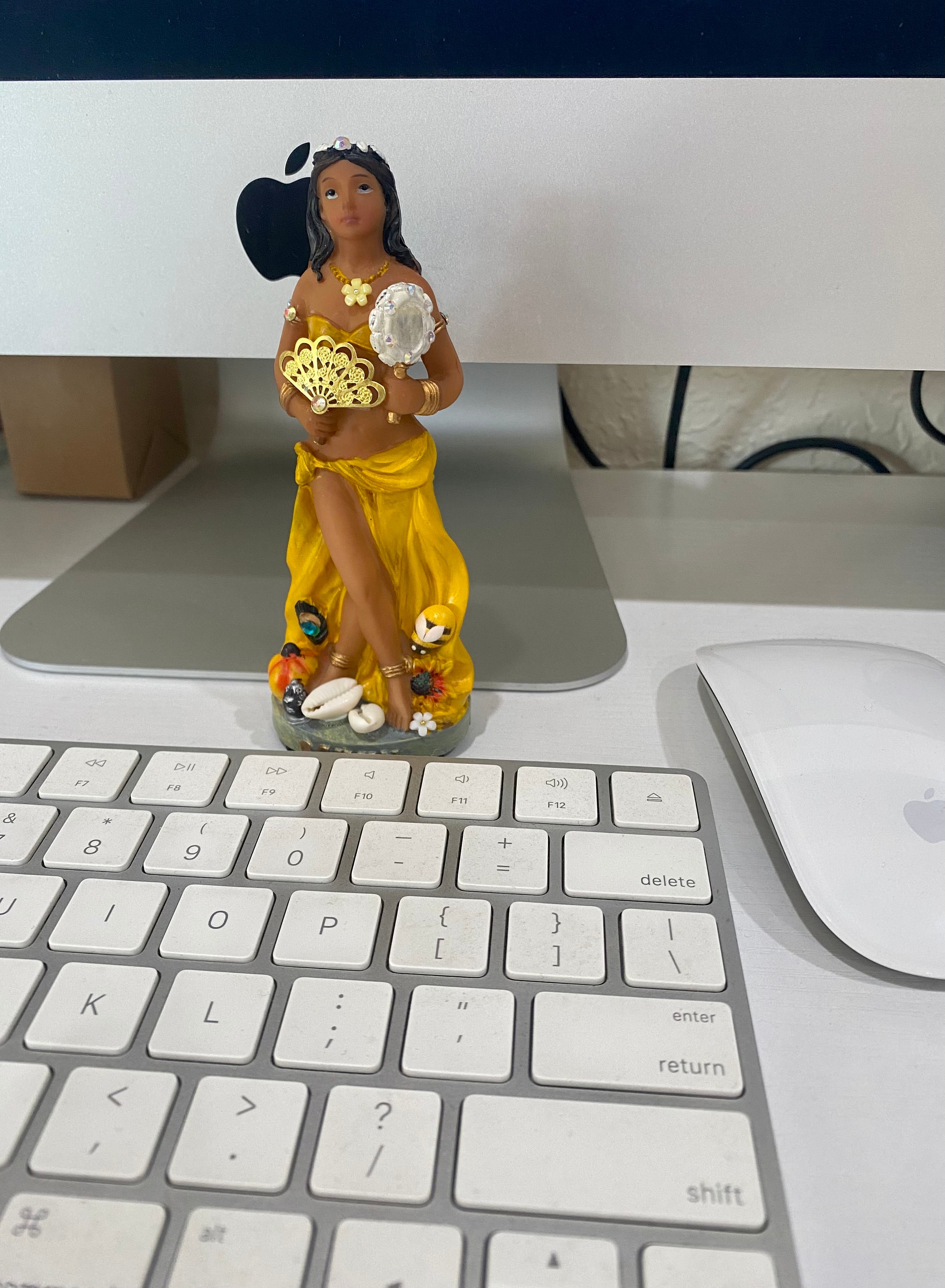 Oshun Statue Altar Set Oshun Goddess Statue Set Oshun Altar Oshun 5 ...