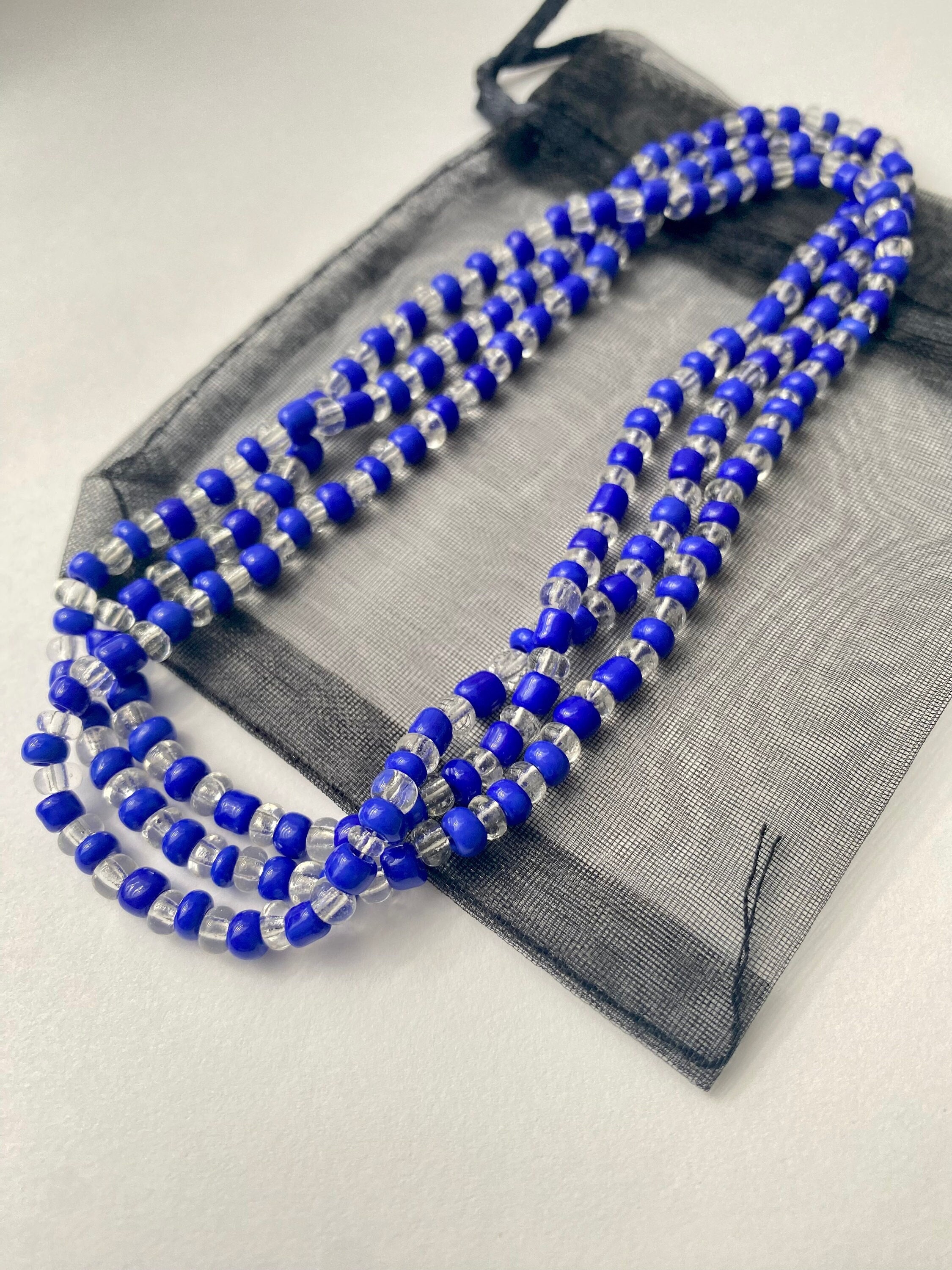 Yemaya Necklace Collar De Yemaya Yemaya Eleke Religion Yoruba Ifa ...