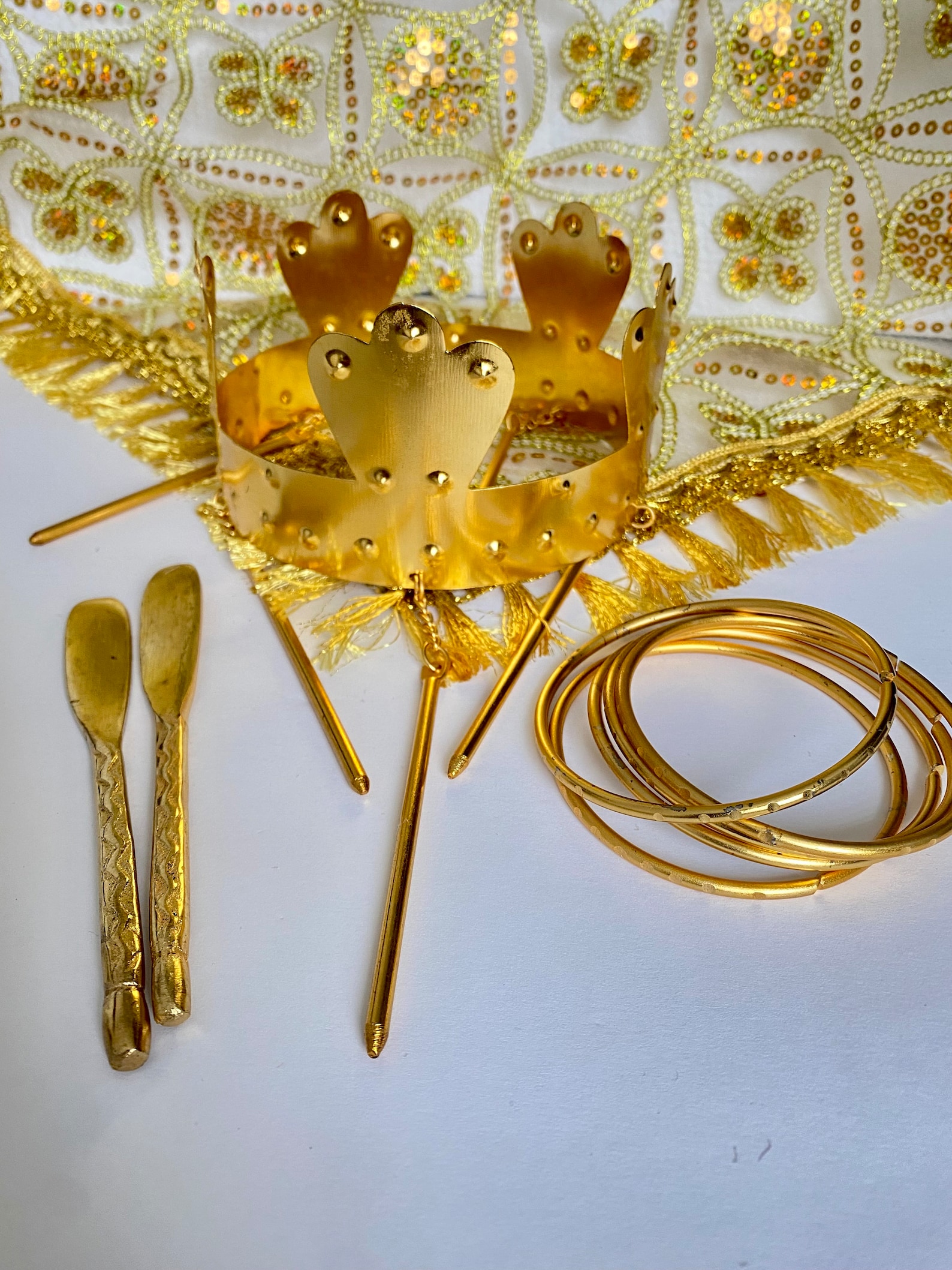 Oshun Tools, Herramientas De Oshun, Full Tools Set Herramientas Orisha ...