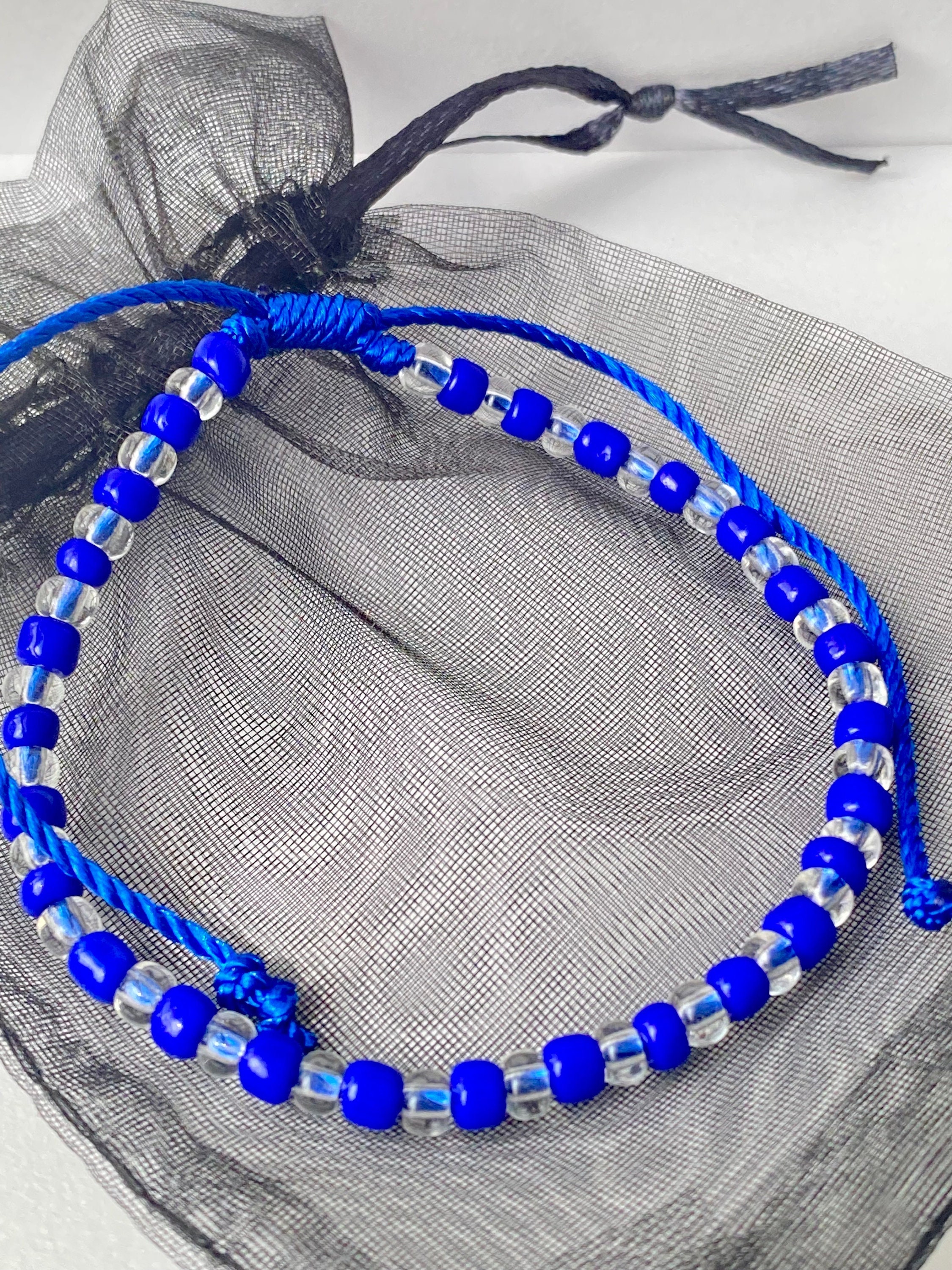 Yemaya Bracelet Orisha Ilde Adjustable Yoruba Ifa - Etsy