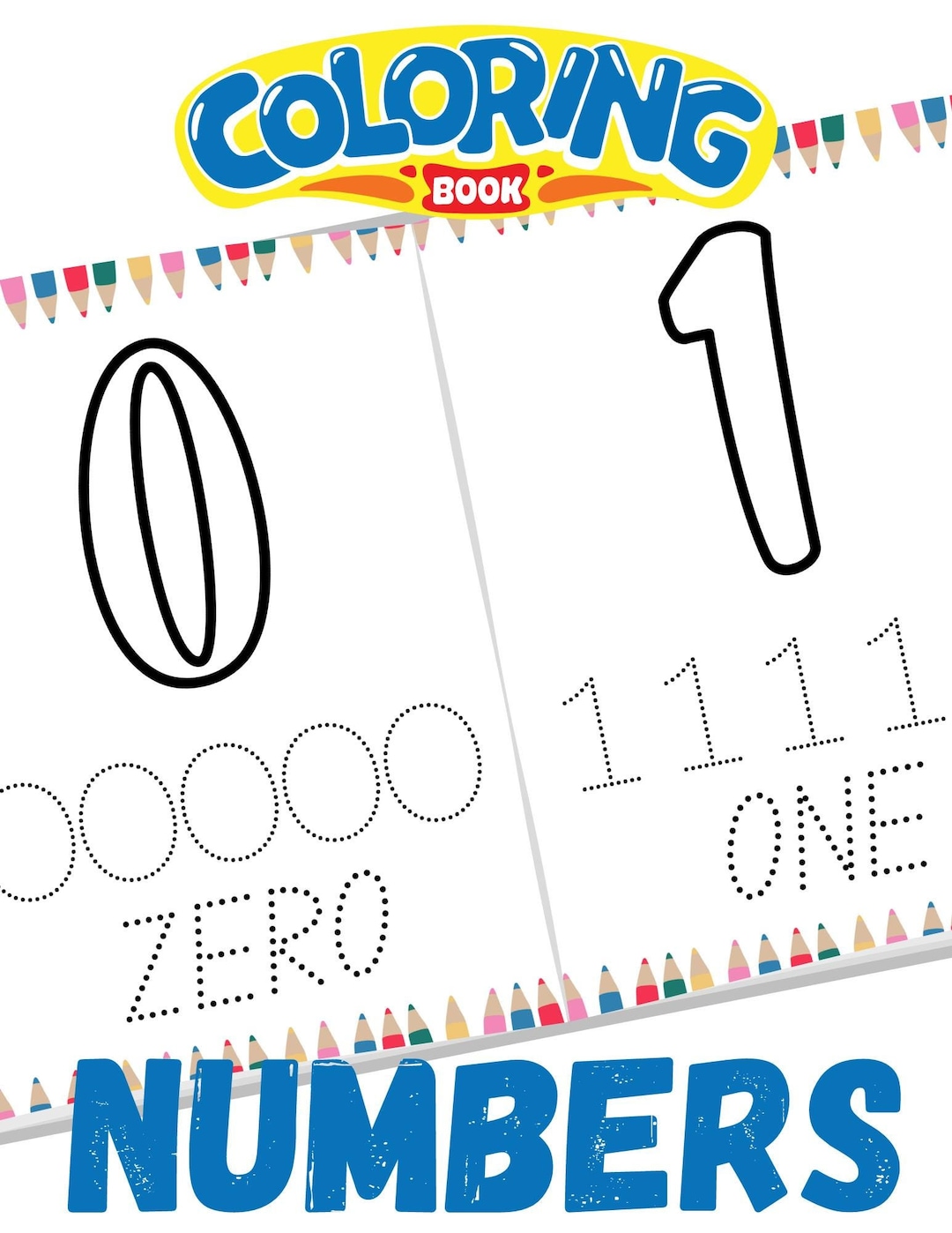 Numbers Colouring Book | Colour, Trace & Write | Includes Numbers to ...