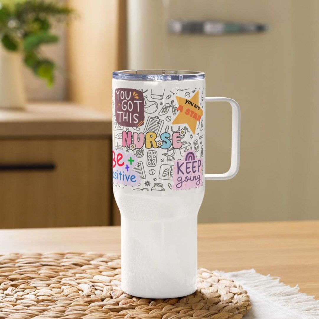 NHS Nurse Appreciation Travel Mug - Stainless Steel Insulated Coffee ...