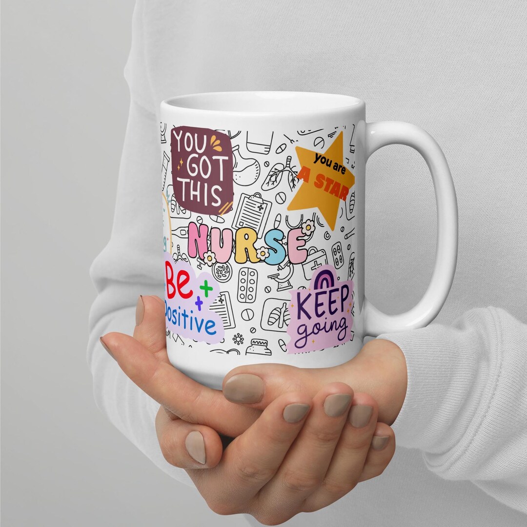 NHS Nurse Appreciation Mug - Inspirational Gift for Nurses - Thank You ...