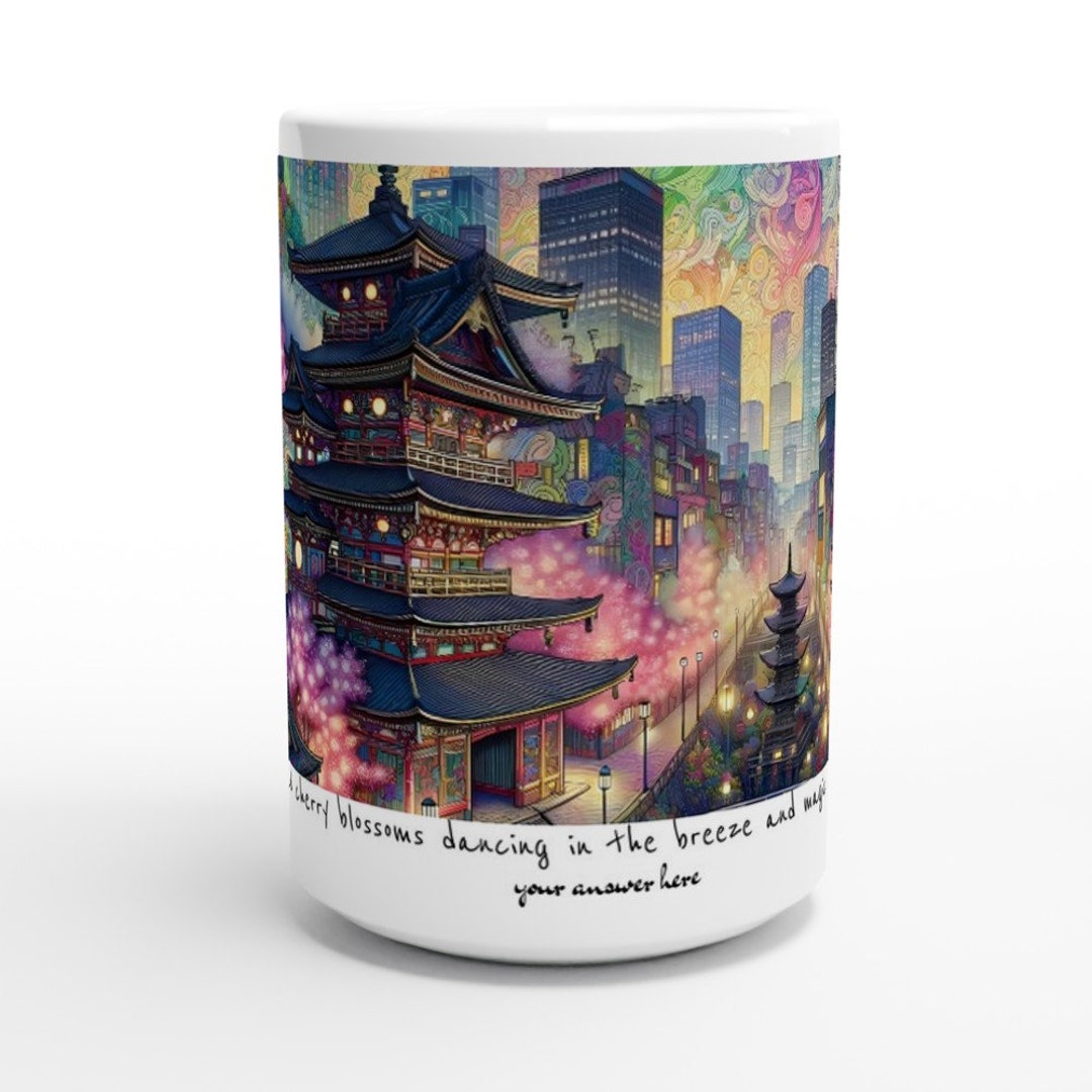 Luminara Lore 28 Origami City : Collectible Fantasy Art Coffee Cup ...