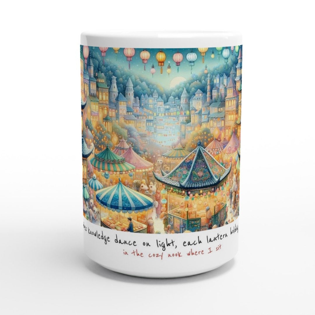 Personalized Cups Magical Fairgrounds Fantasy Art Mug Luminara Lore 20 ...