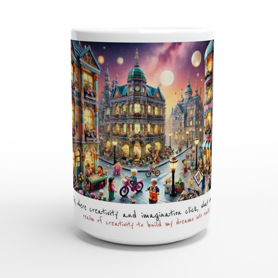 Personalized Cups Bricktopia Bliss Fantasy Art Mug Luminara Lore 11 ...
