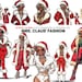 16 Black Mrs Claus Svg Png Clipart, African American Stylish Mrs Claus ...