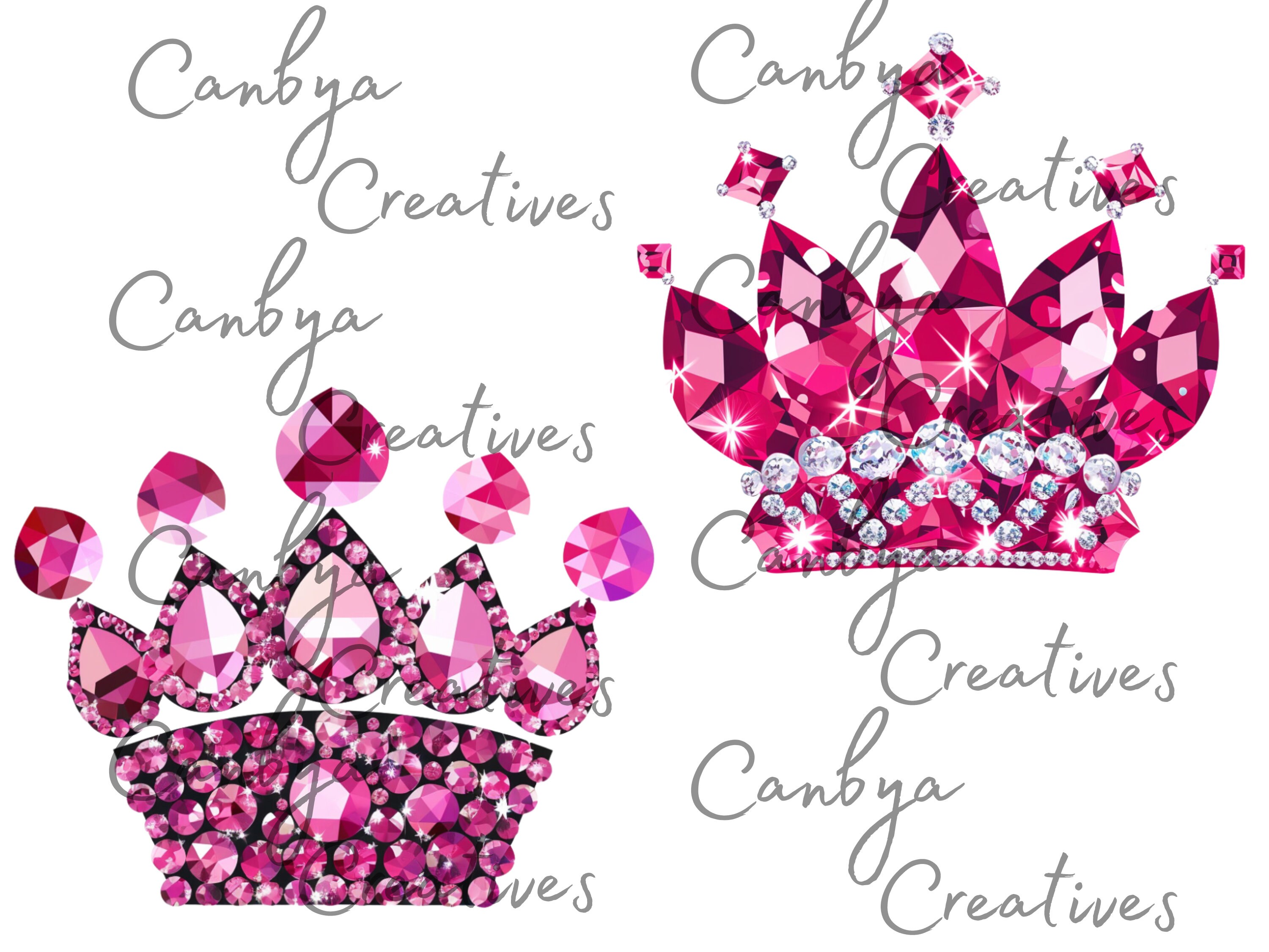 Watercolor Sparkling Diamond Crown Png Svg Clipart, Royal Crowns Prints ...