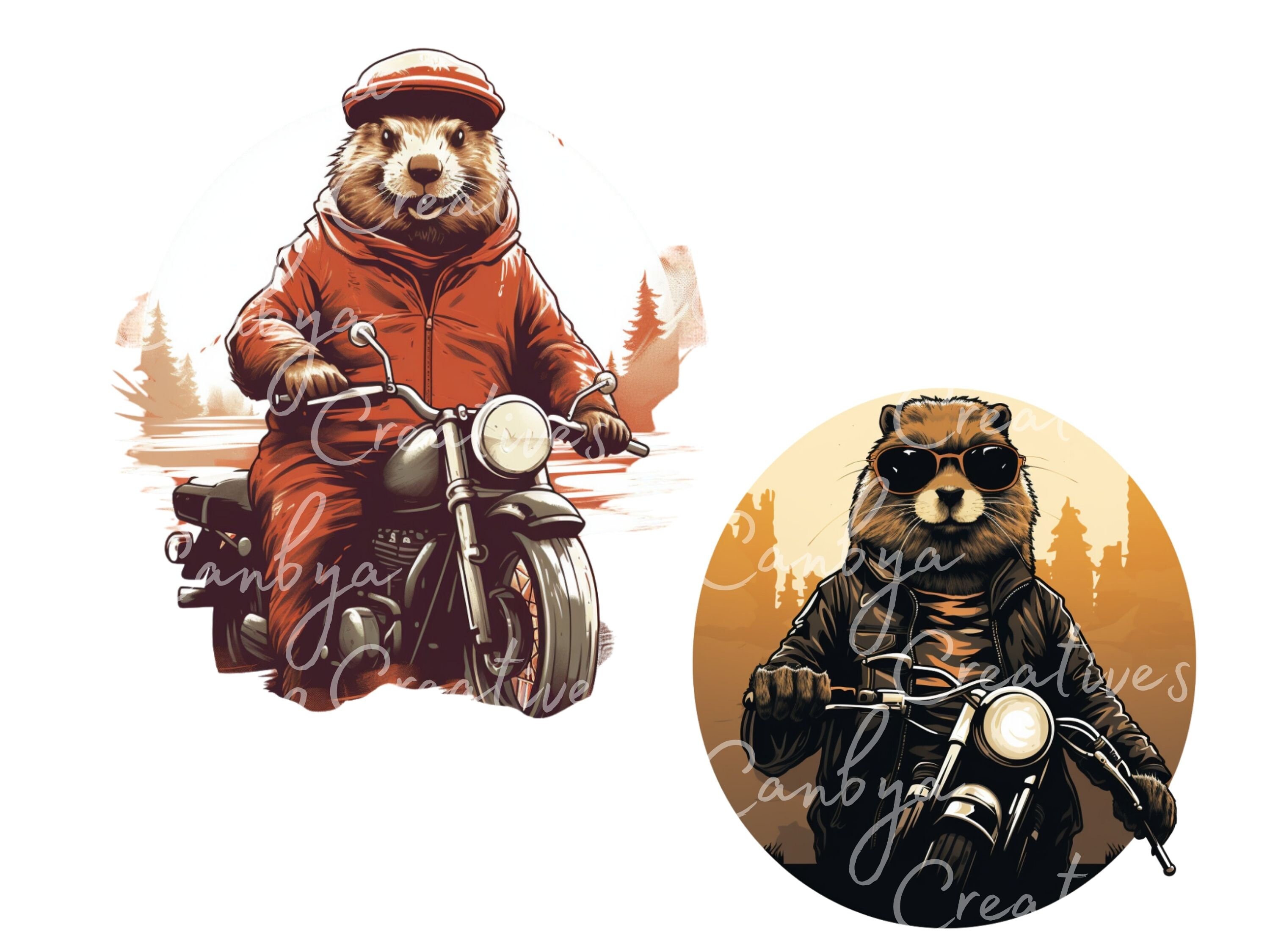 Watercolor Groundhog Day Png Svg Clipart Bundle, Energetic Groundhog ...