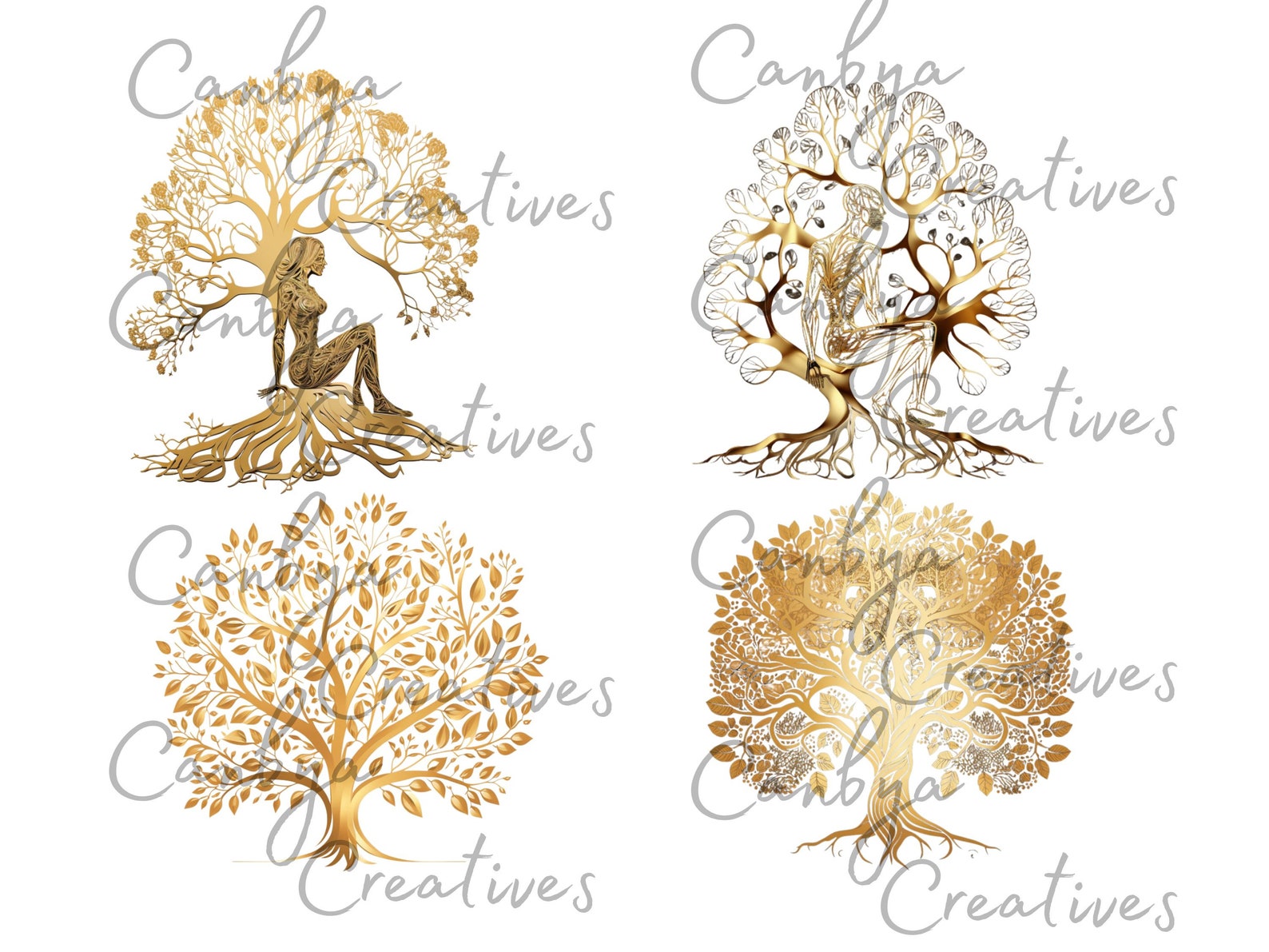 Tree of Life Svg Tree of Life Png Silver and Gold Tree of - Etsy Australia